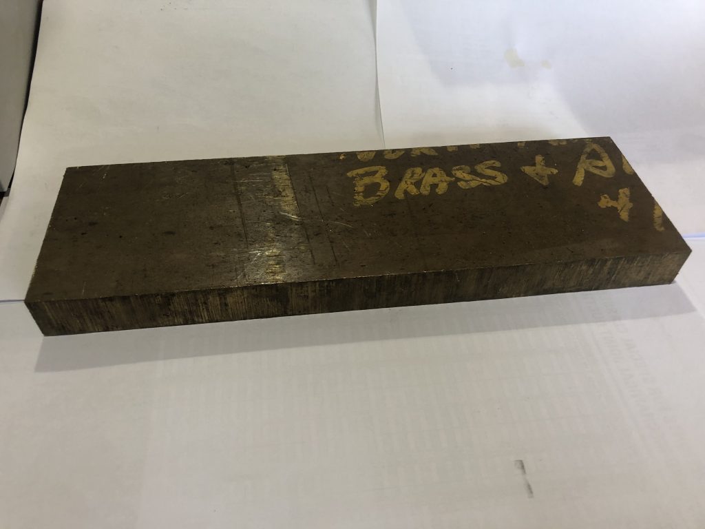 464 Naval Brass Flat Bar Stock 75 X 293 X 95 Machining Brass Parts