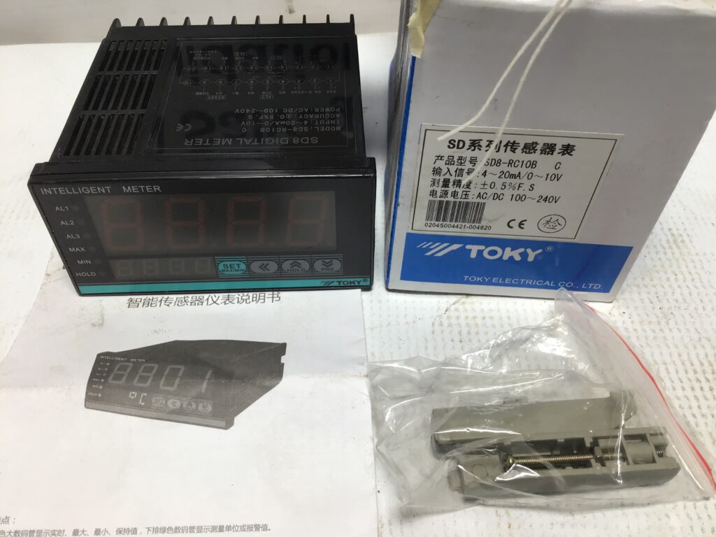 TOKY SD8-RC10B SD8 digital tachometer pressure frequency inverter meter ...