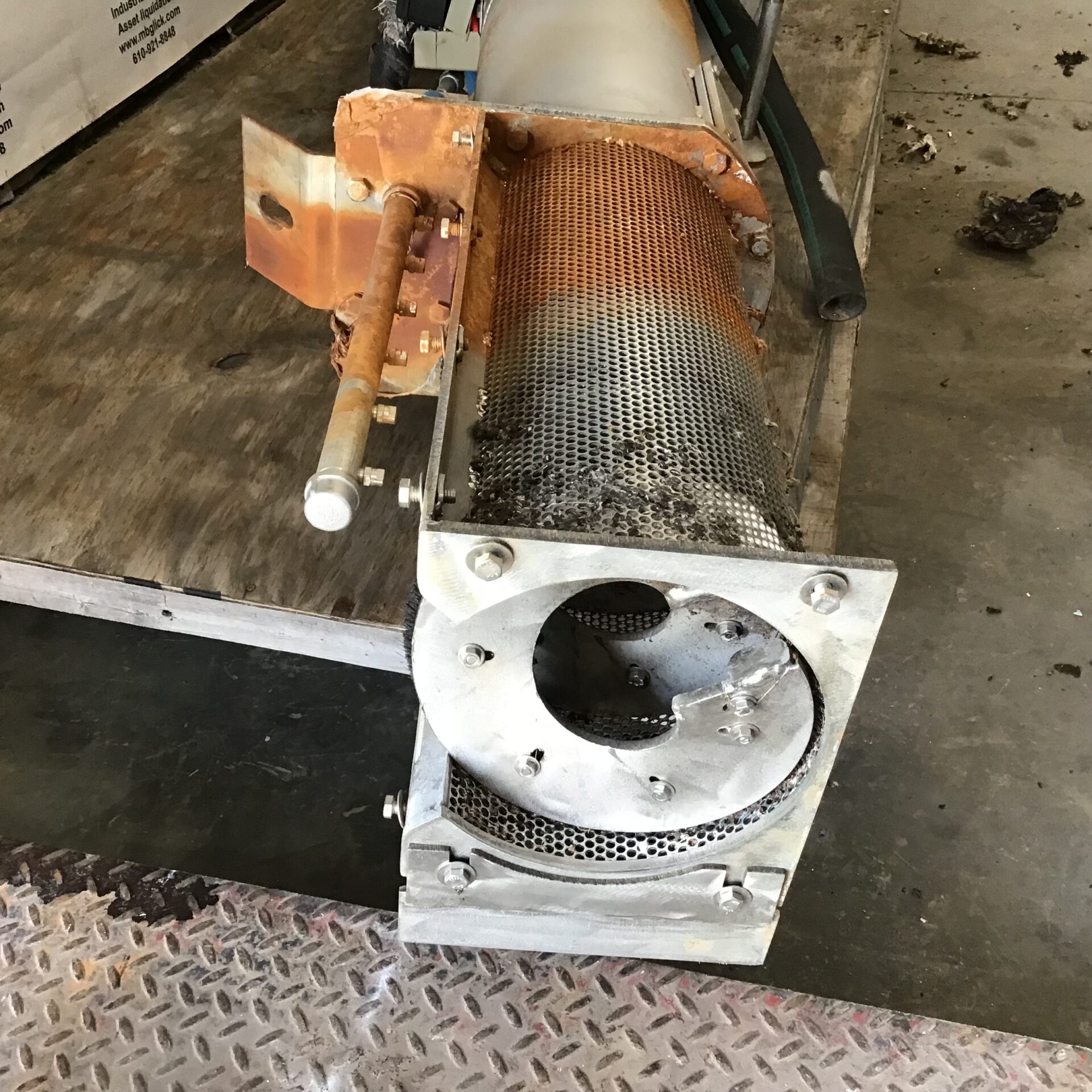 Huber Rotamat 3.3 Fine Screen 10” Waste Water Sludge Auger Stainless ...