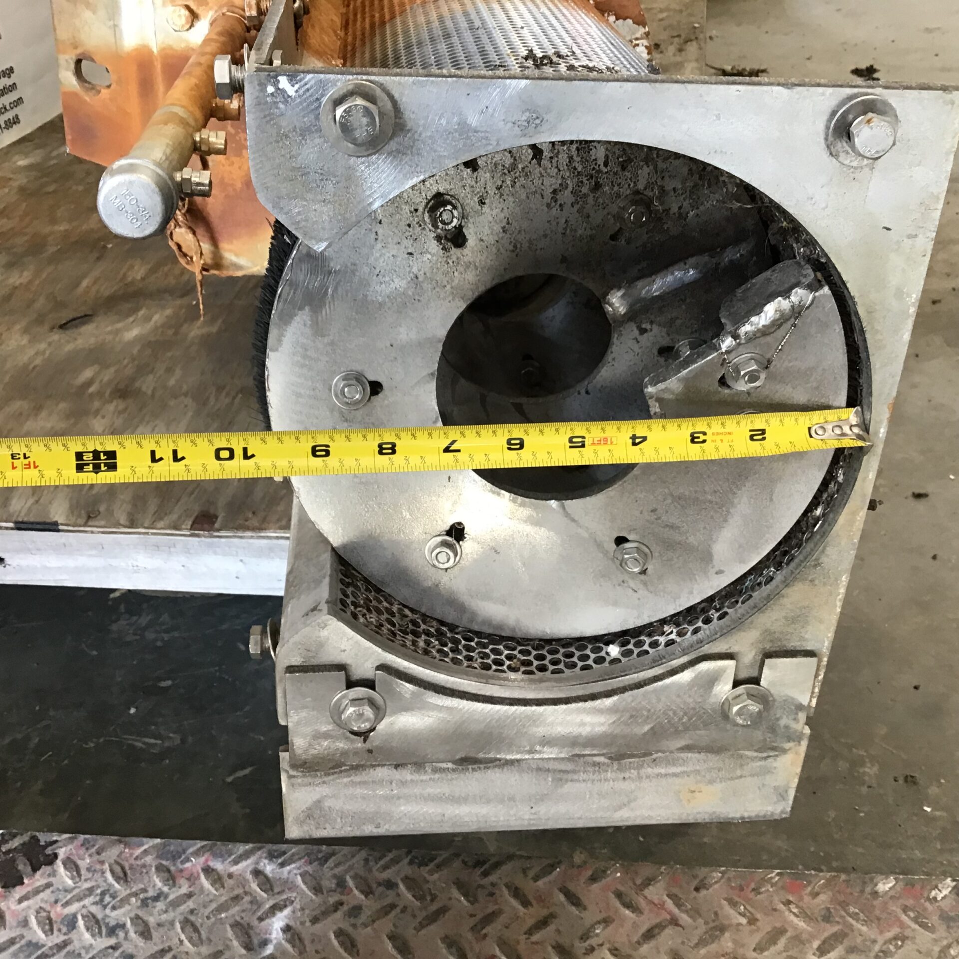 Huber Rotamat 3.3 Fine Screen Waste Water Sludge Auger Stainless Steel