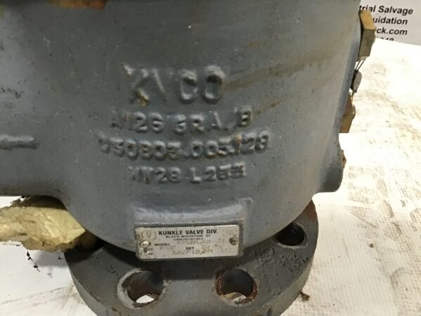Kunkle Valve 6252FLJ01-AS 2-1/2″ Flgd Iron Body Pressure Relief Valve ...