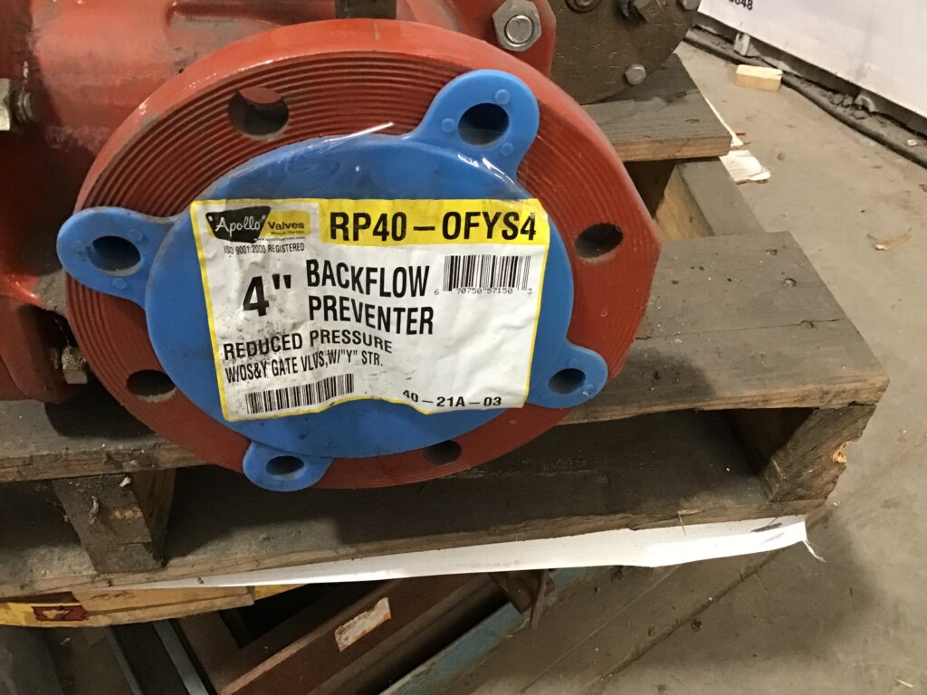 APOLLO 40-21A-03 4″ REDUCED PRESSURE PRINCIPLE BACKFLOW PREVENTER RP40 ...