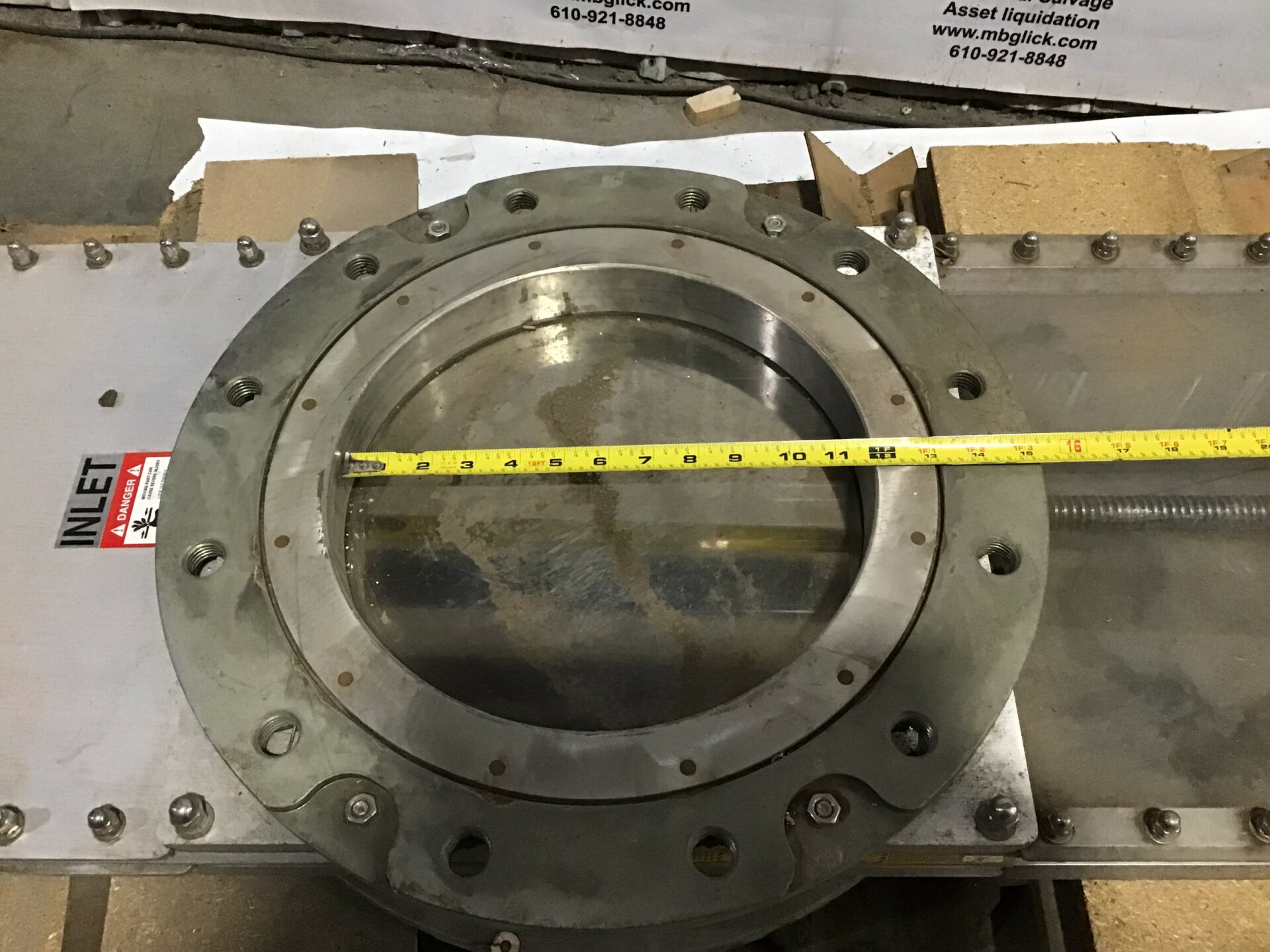 Vortex Quantum 12″ Stainless Steel Handslide Gate Valve – Moses B. Glick