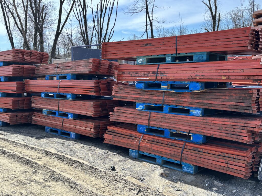 Structural Pallet Rack Beam 4″ x 100″ racking rail shelving racks ...