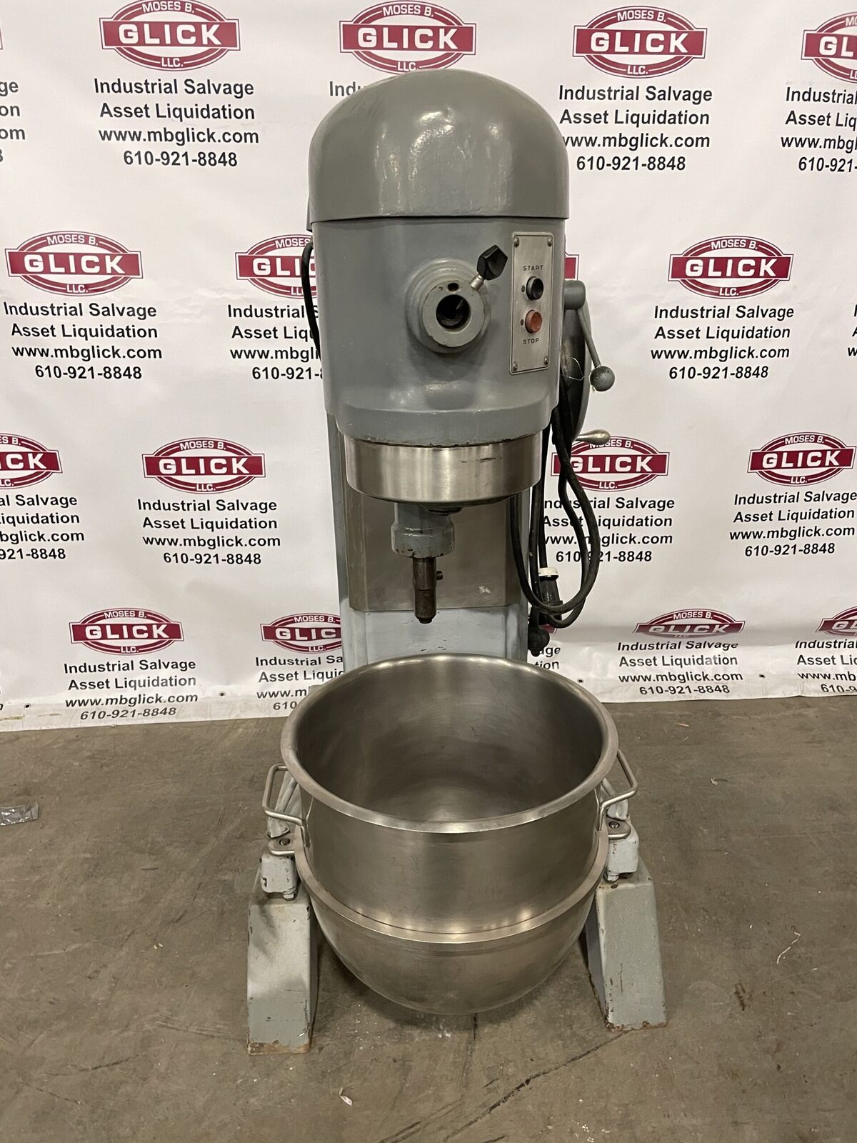 Hobart 80 qt Mixer 4 Speed Commercial Planetary Floor Mixer
