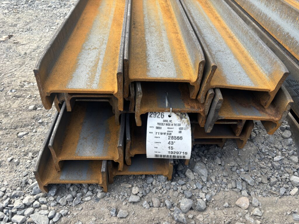 Steel Beam W6 x 16 x 43’ Wide Flange H beam bridge construction ...