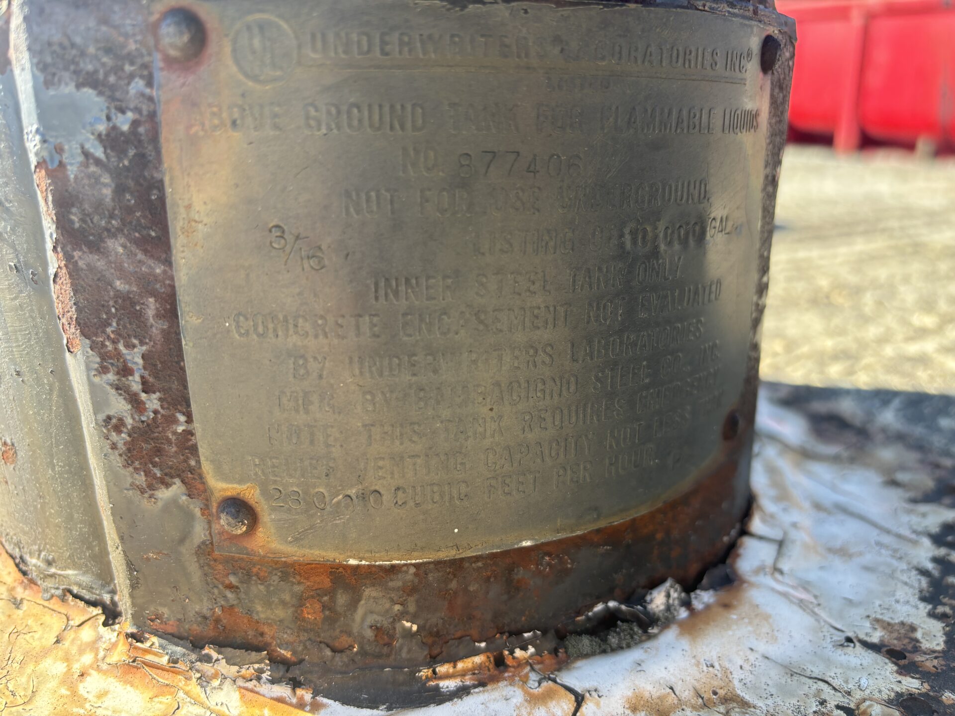 Convault 10,000 Gallon Aboveground Fuel Storage Tank – UL Listed ...