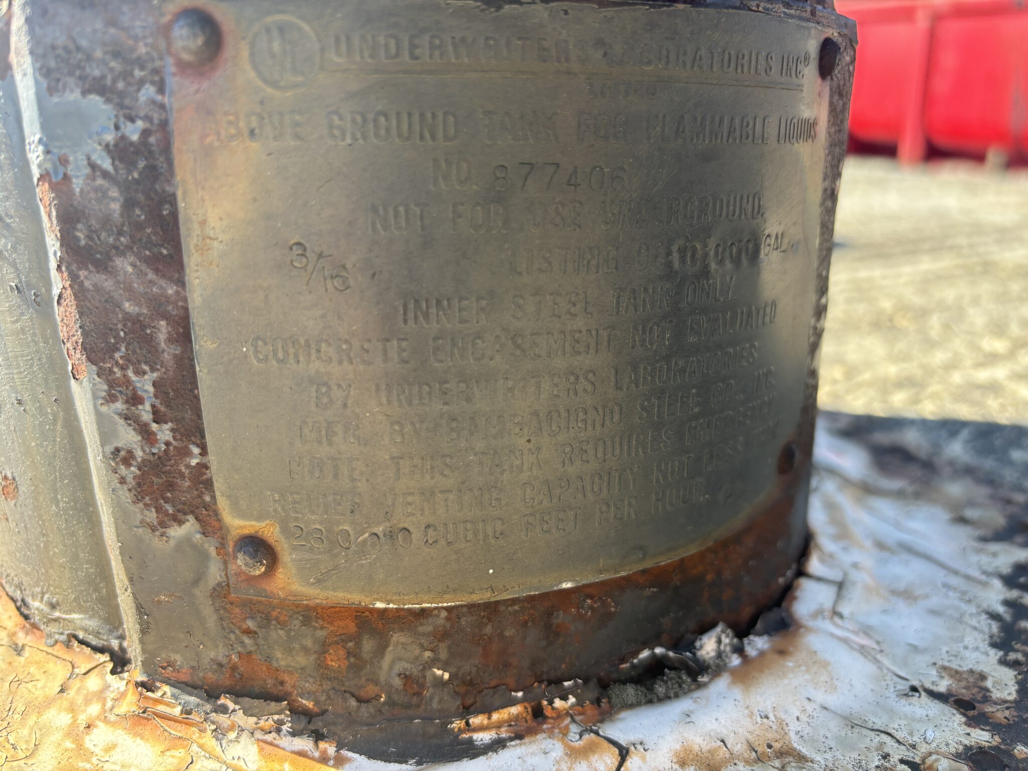 Convault 10,000 Gallon Aboveground Fuel Storage Tank – UL Listed ...