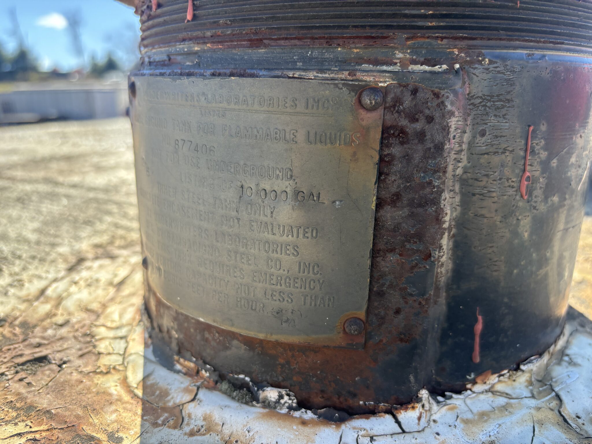 Convault 10,000 Gallon Aboveground Fuel Storage Tank – UL Listed ...