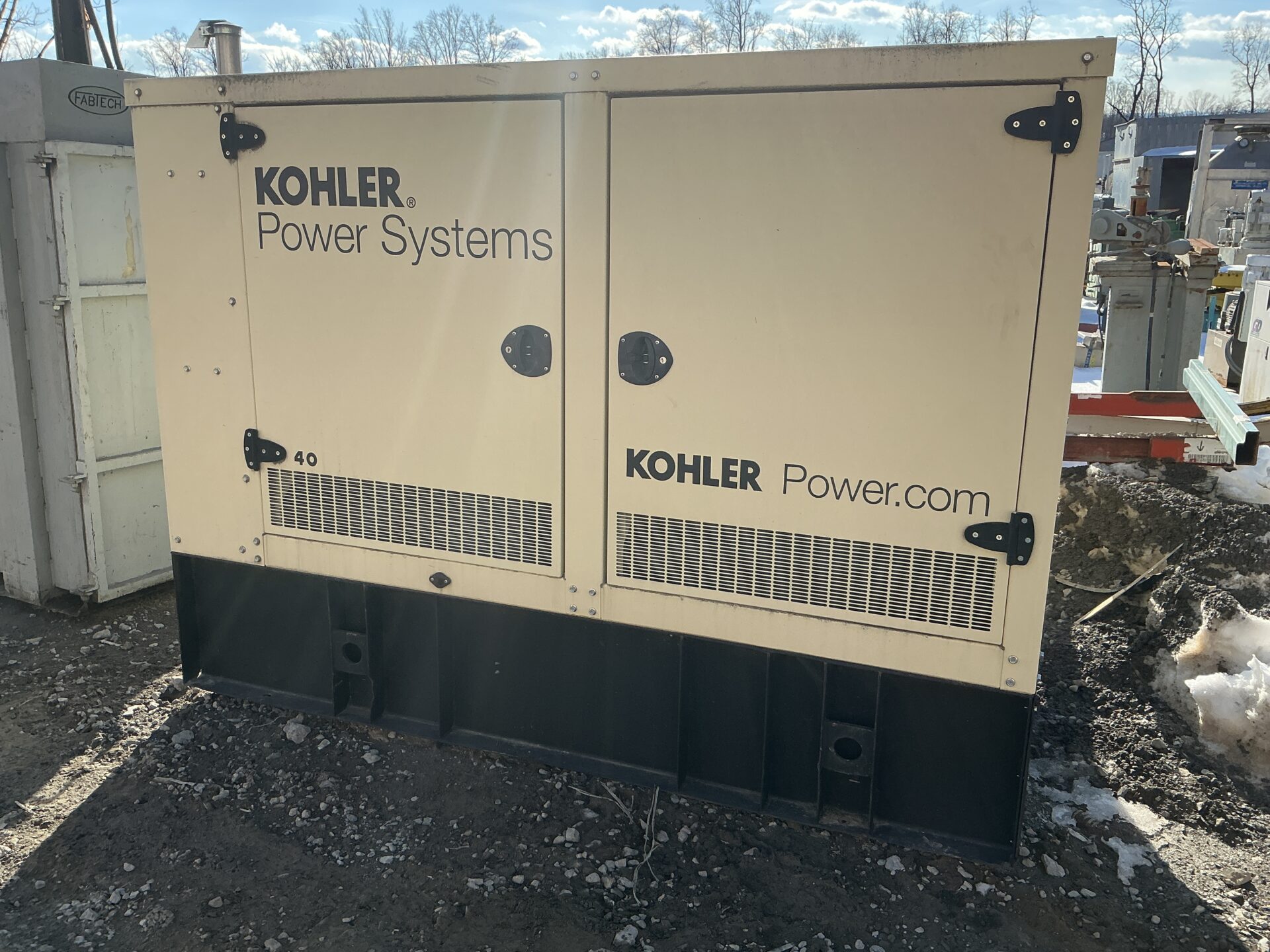 Kohler 40kW 40REOZJC Diesel Generator with JD 4024HF285B Diesel 261 hrs ...
