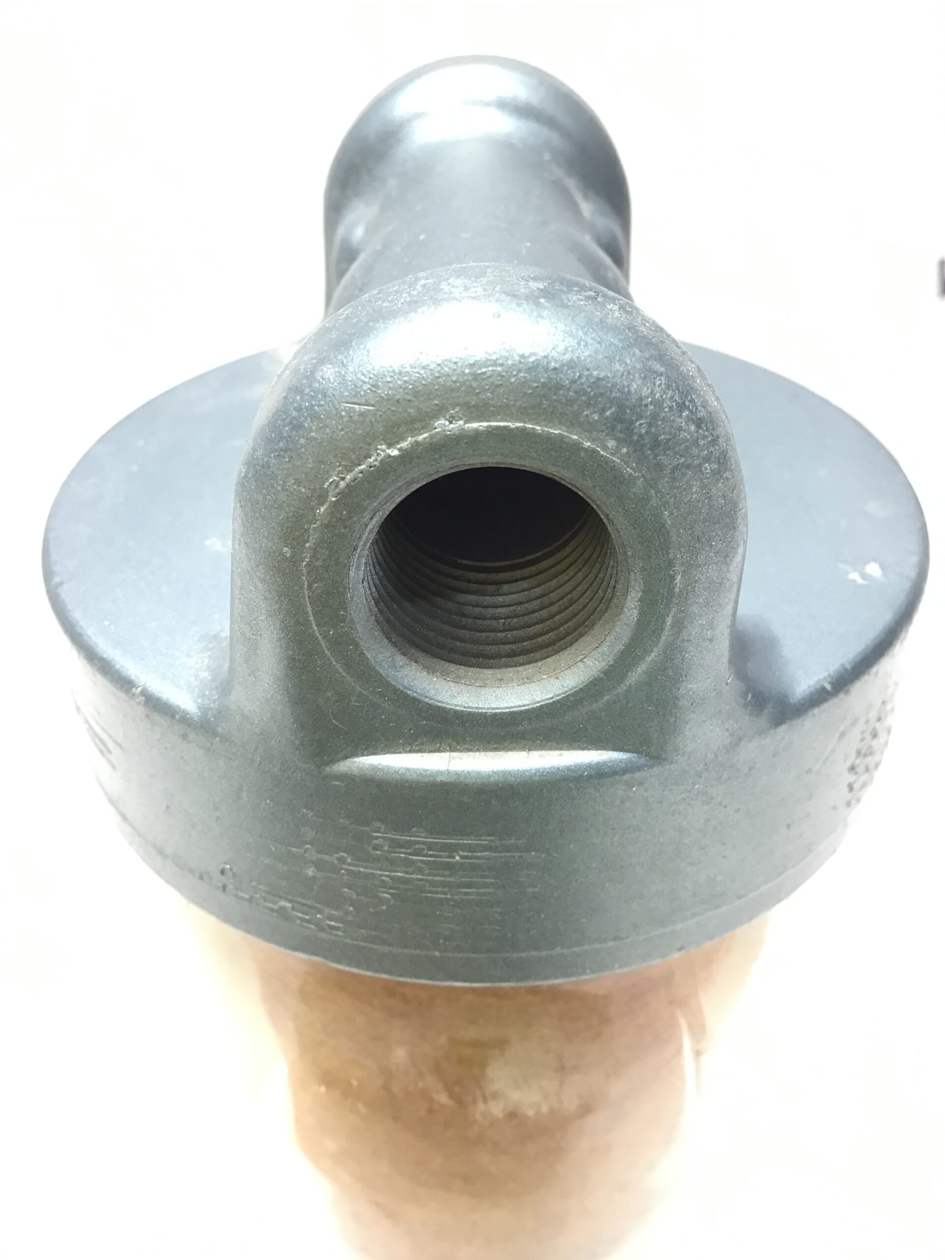 Gast AB599 Air Compressor Filter / Muffler 16oz Glass Jar 1/8 FNPT ...