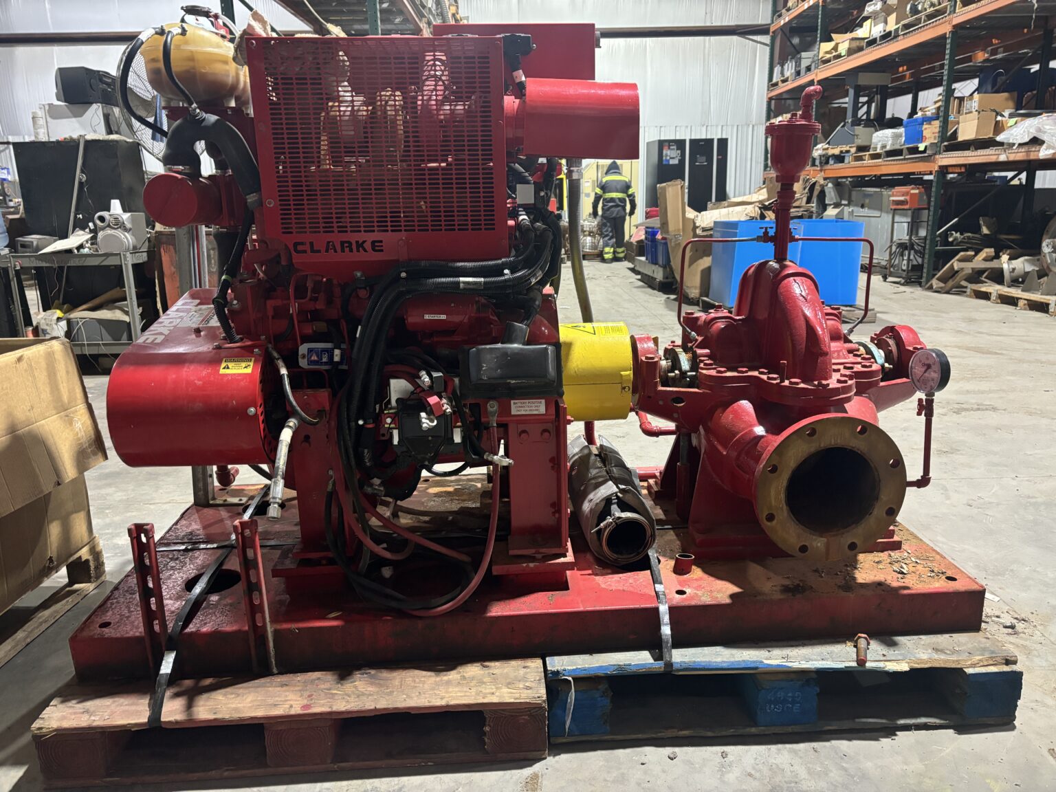 Patterson JU4H-UFAD5G Fire Pump 8″ x 6″ 1500 GPM Fire Suppression ...