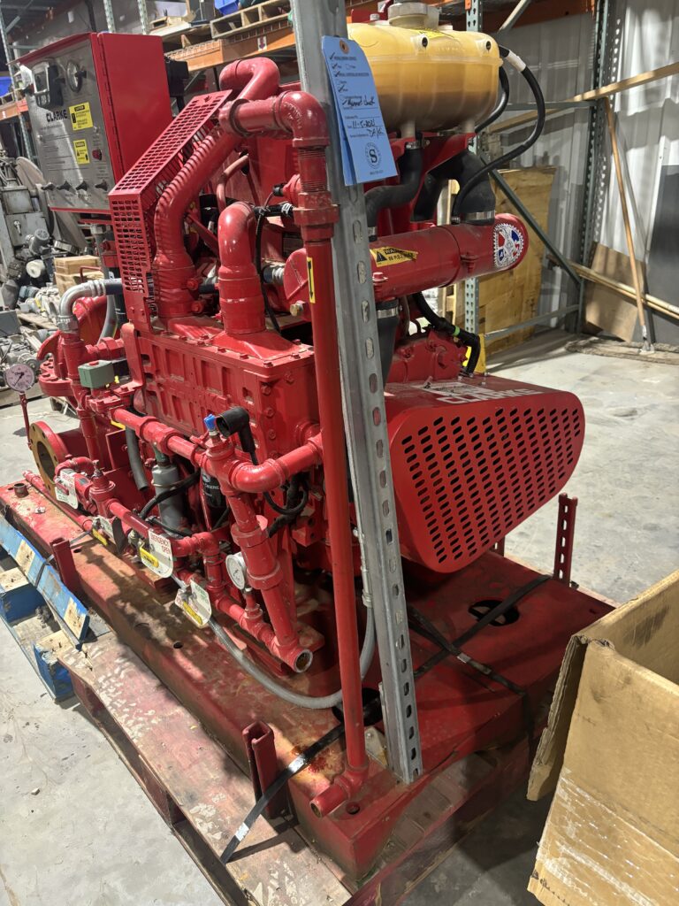 Patterson JU4H-UFAD5G Fire Pump 8″ x 6″ 1500 GPM Fire Suppression – Moses B. Glick