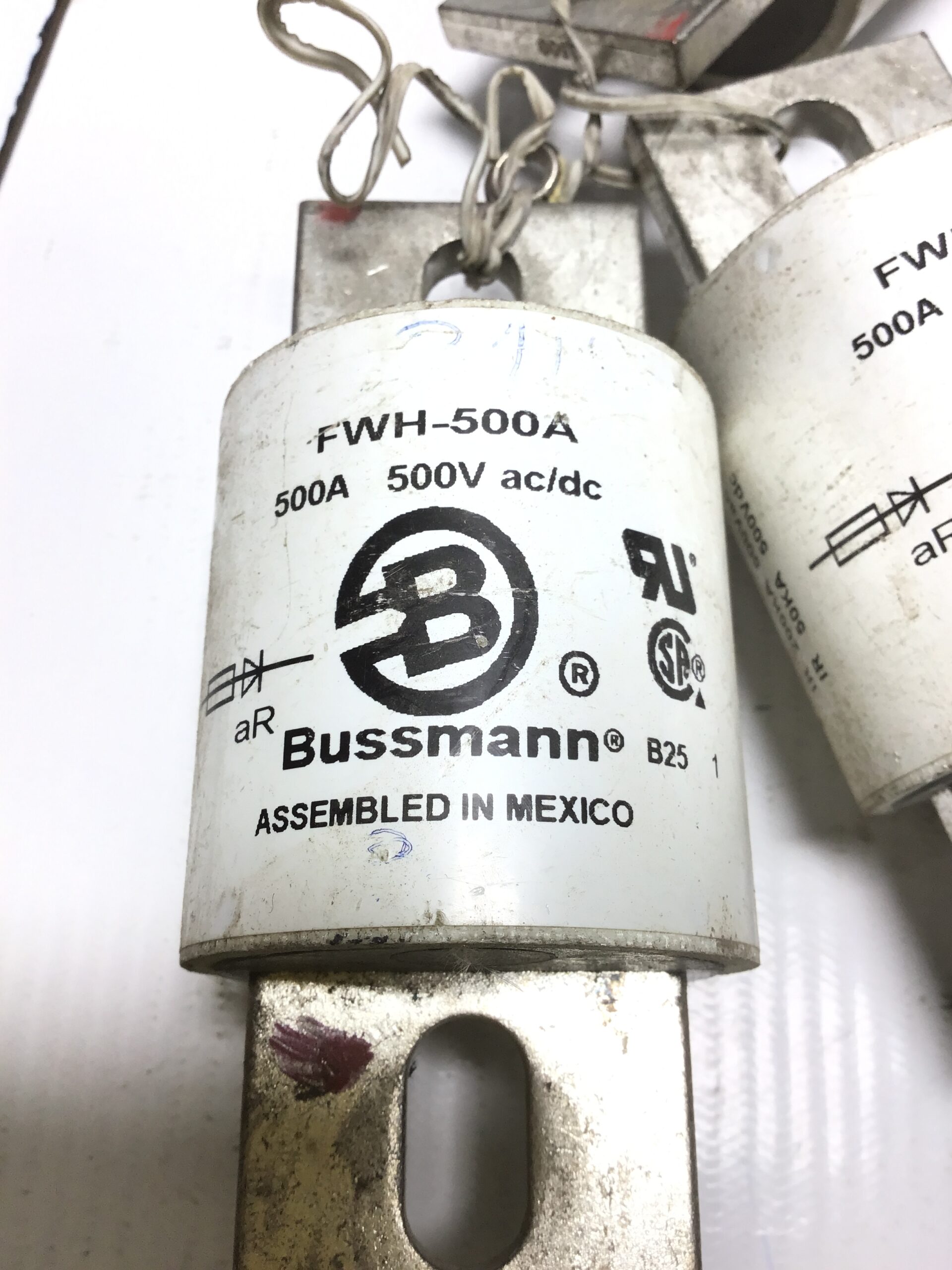 Bussmann FWP-500A Fast Acting Fuse 500A 500VAC/DC (Lot of 3) – Moses B ...