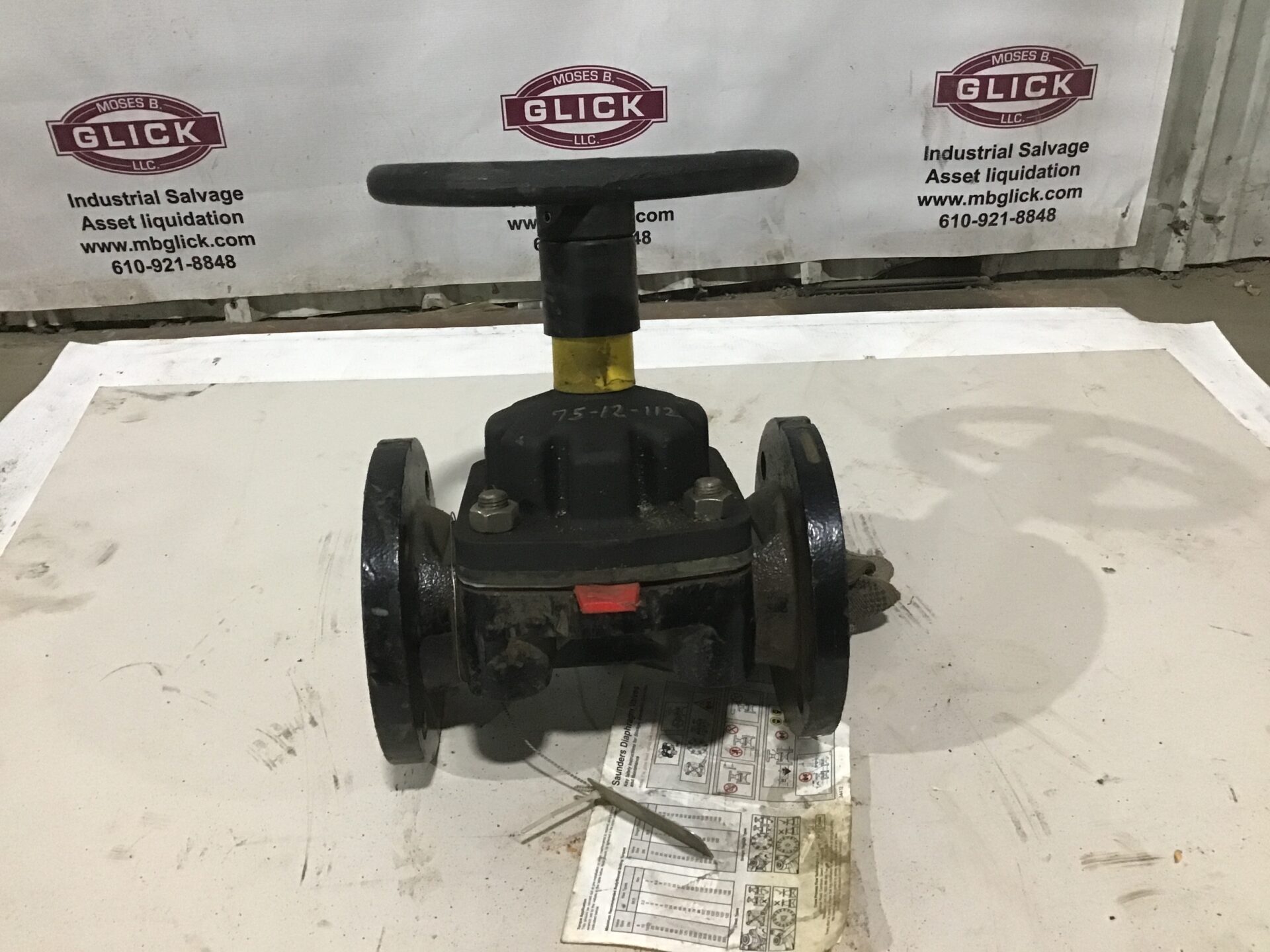 Saunders Crane UL-1040 Cast Iron Diaphragm Valve – Moses B. Glick