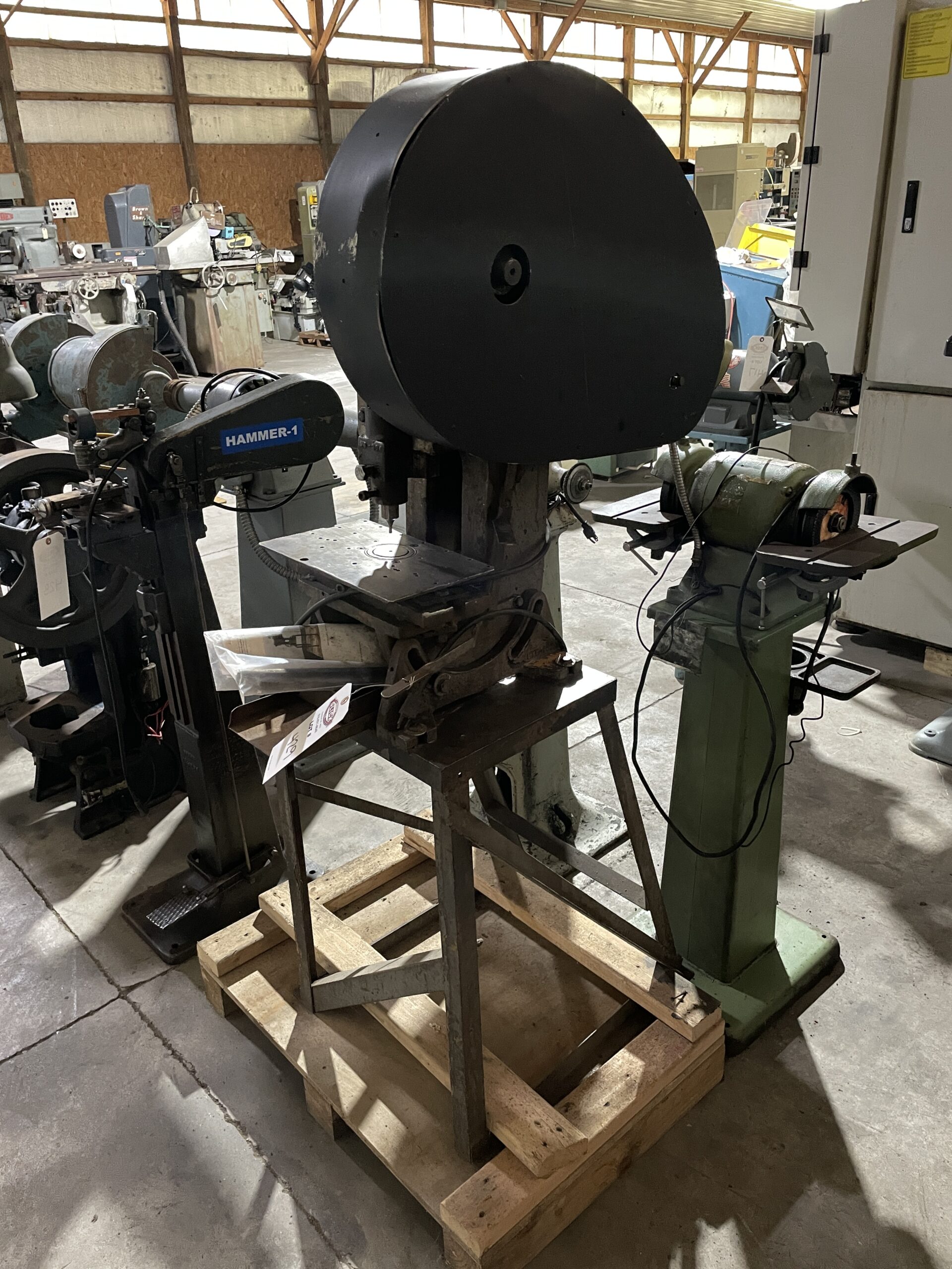 Alva Fallen BT-5 Ton OBI Bench Punch Press 1-1/4” Stroke 4” Throat 1PH ...