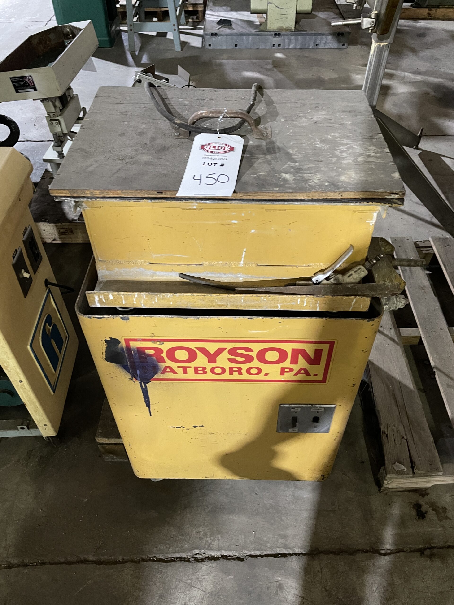 Lot 450 Royson Vibratory Deburring Machine -Parts/Repair – Moses B. Glick