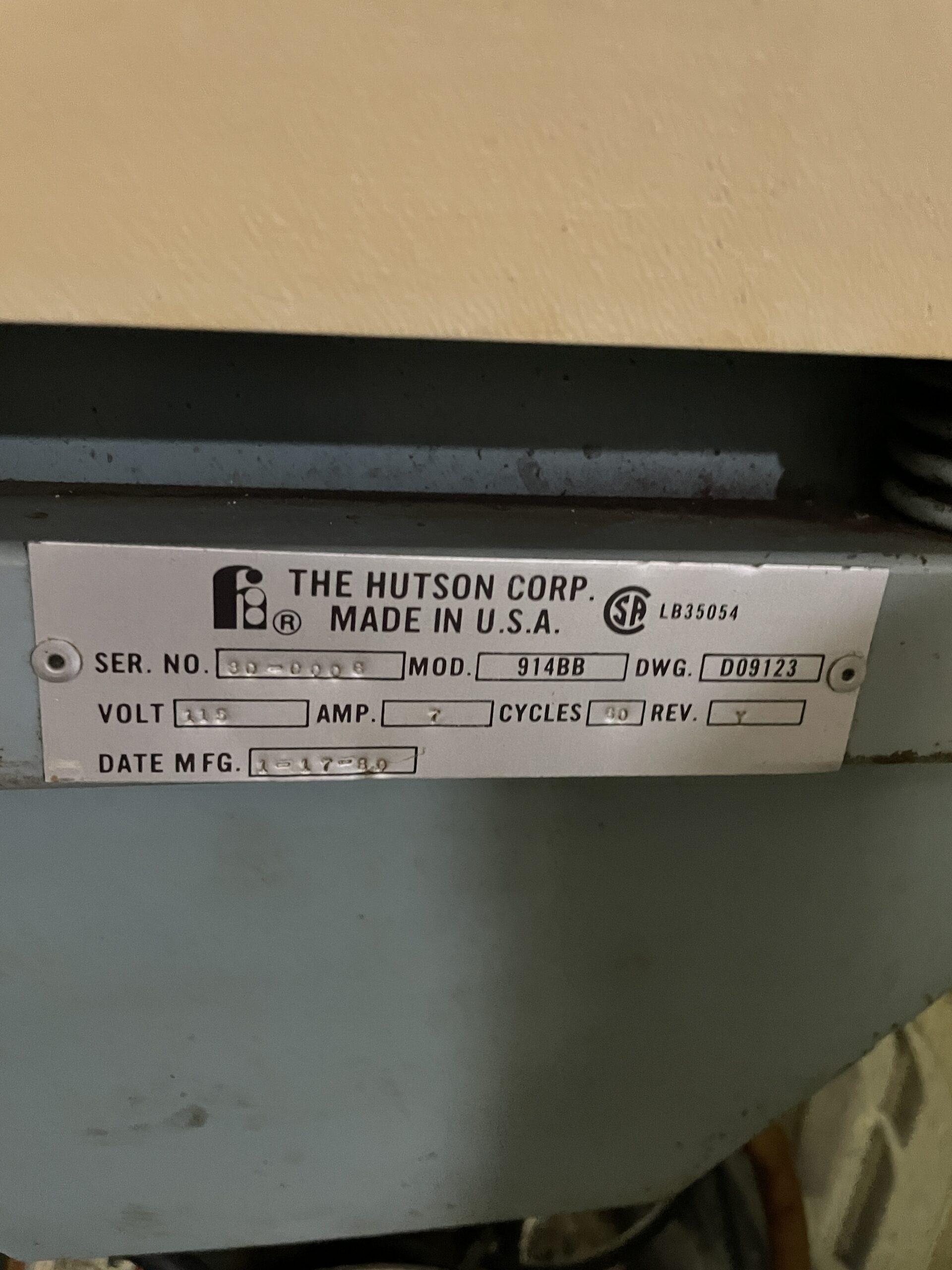 Hutson Burr Bench 914BB Vibratory Parts Deburring / Tumbling Finishing ...