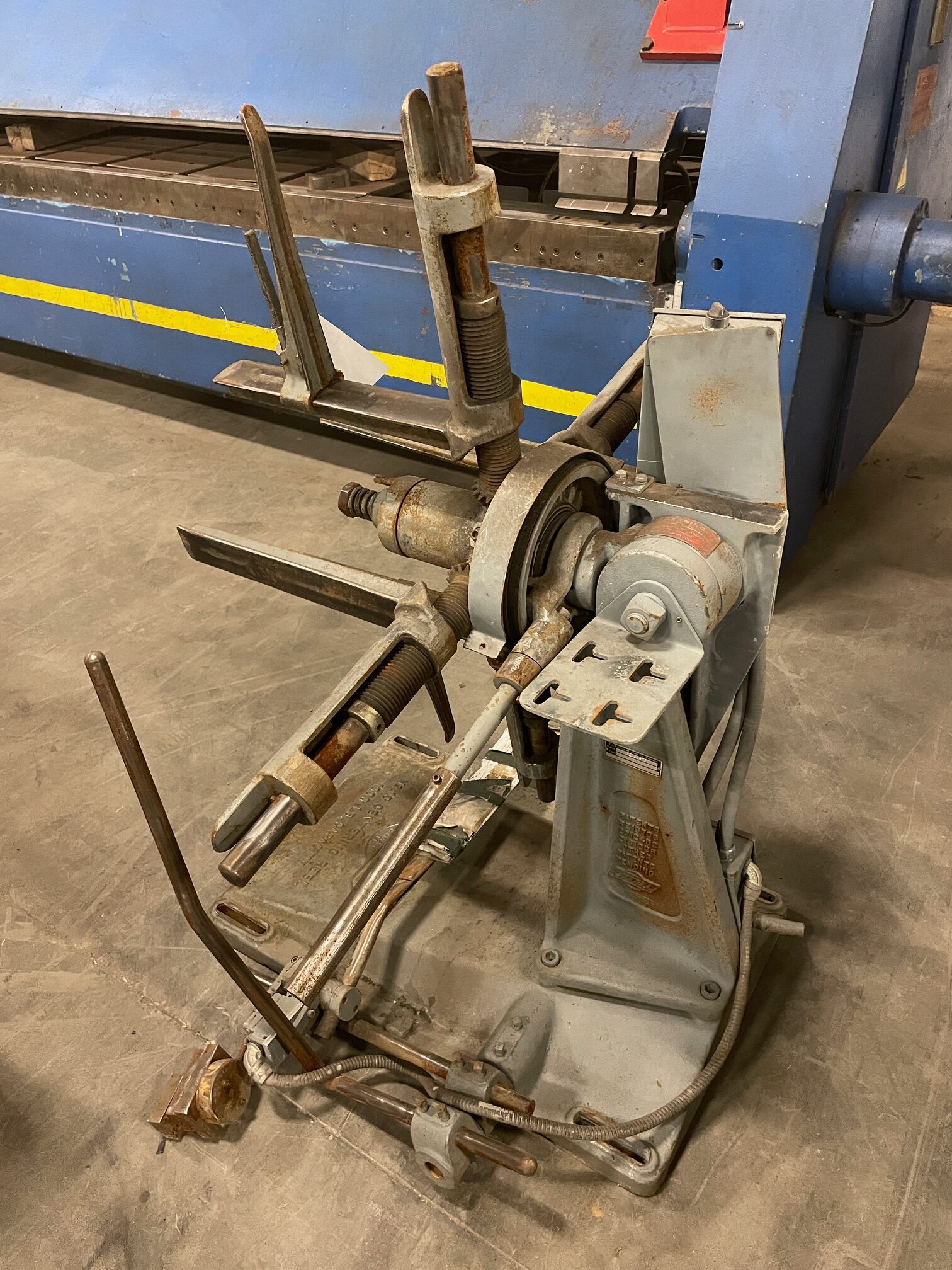 Littell No. 10 Centering Reel / Coil Unwinder 1000lbs 1/2HP 3Ph – Moses ...