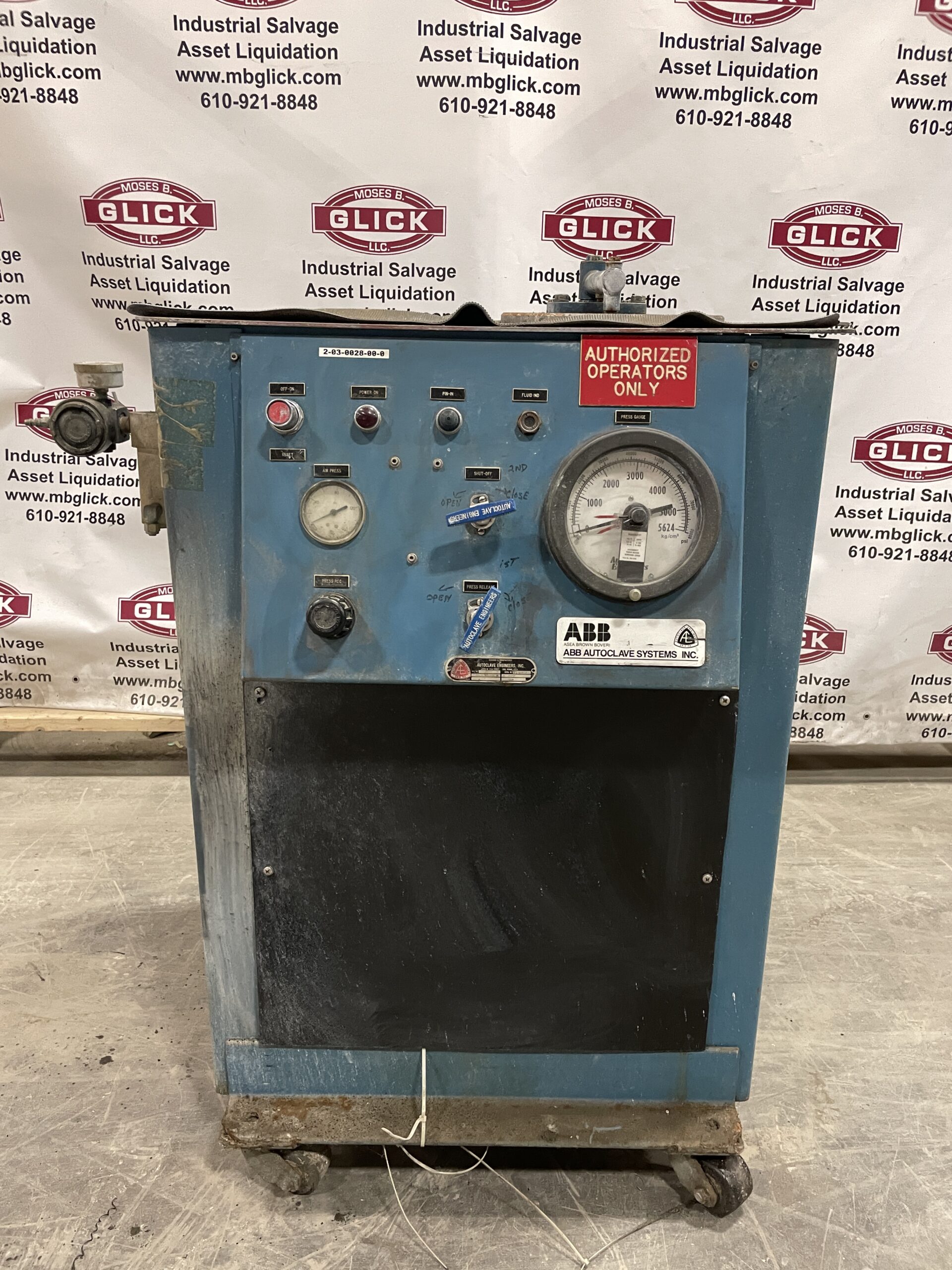 Autoclave Engineers ABB CIP Cold Isostatic Press 60000PSI @ 100F ...