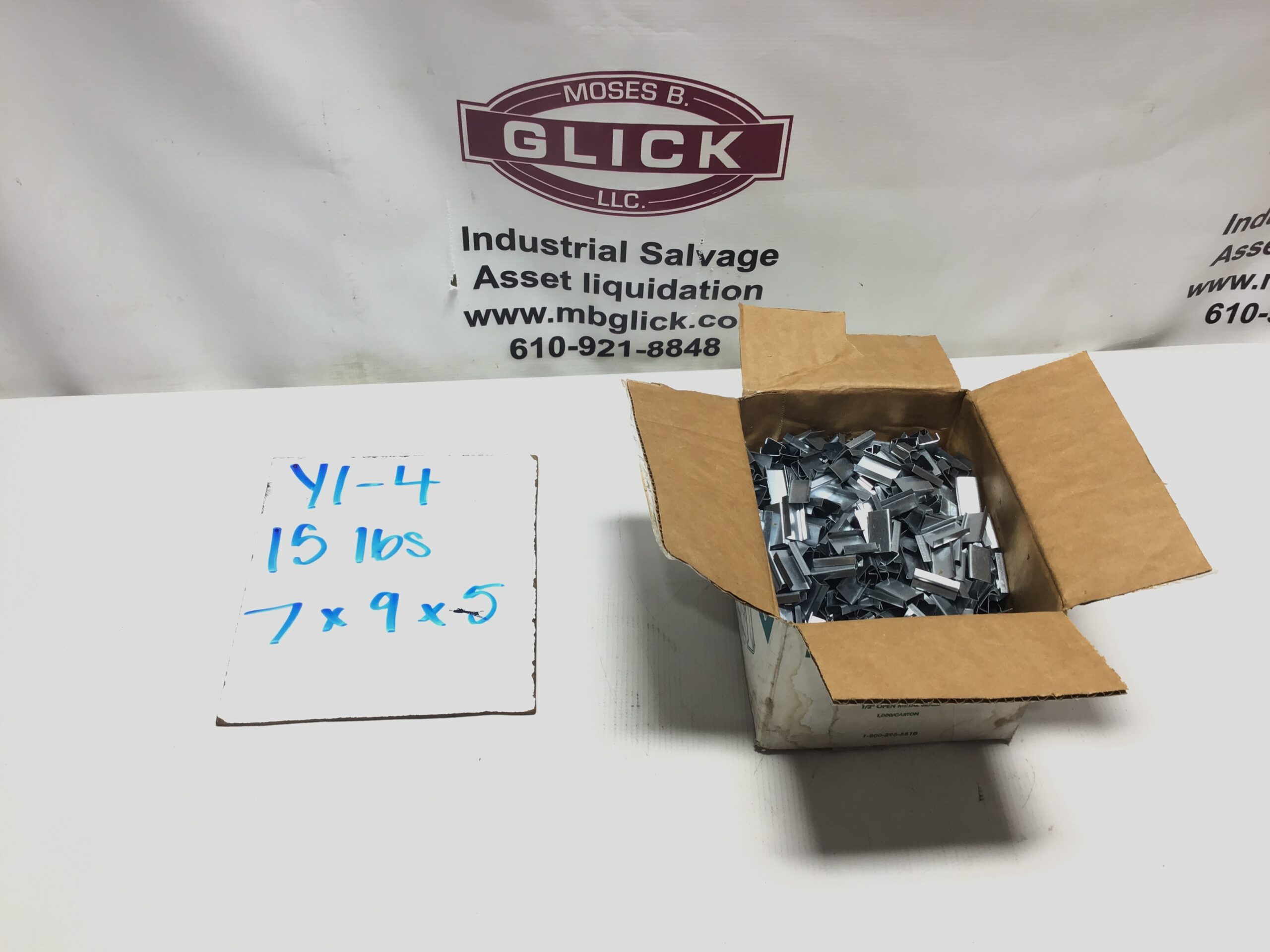 Uline S-827 Steel Strapping Seals 1/2″ Open Metal Seals 1000/Carton ...