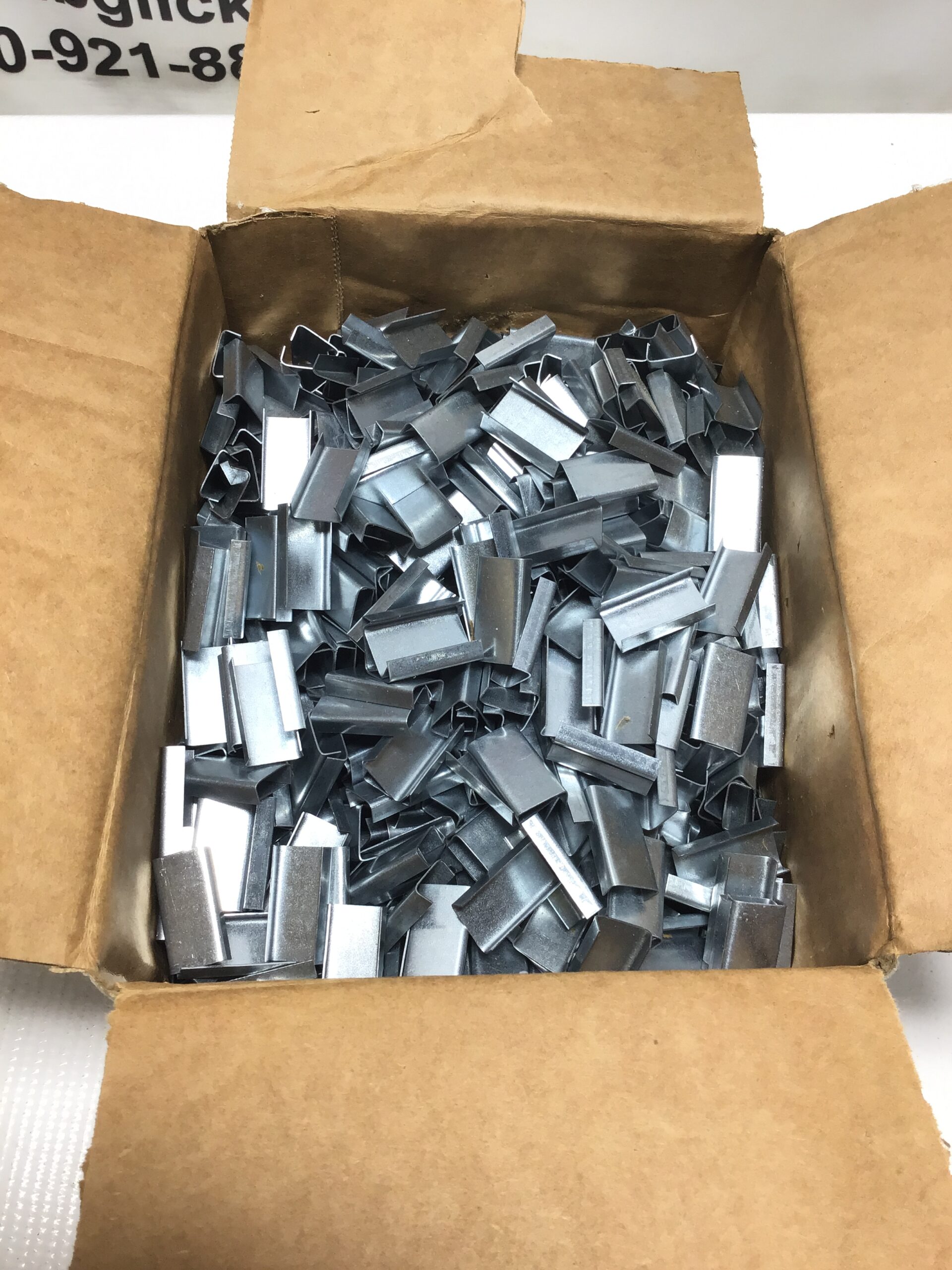 Uline S-827 Steel Strapping Seals 1/2″ Open Metal Seals 1000/Carton ...