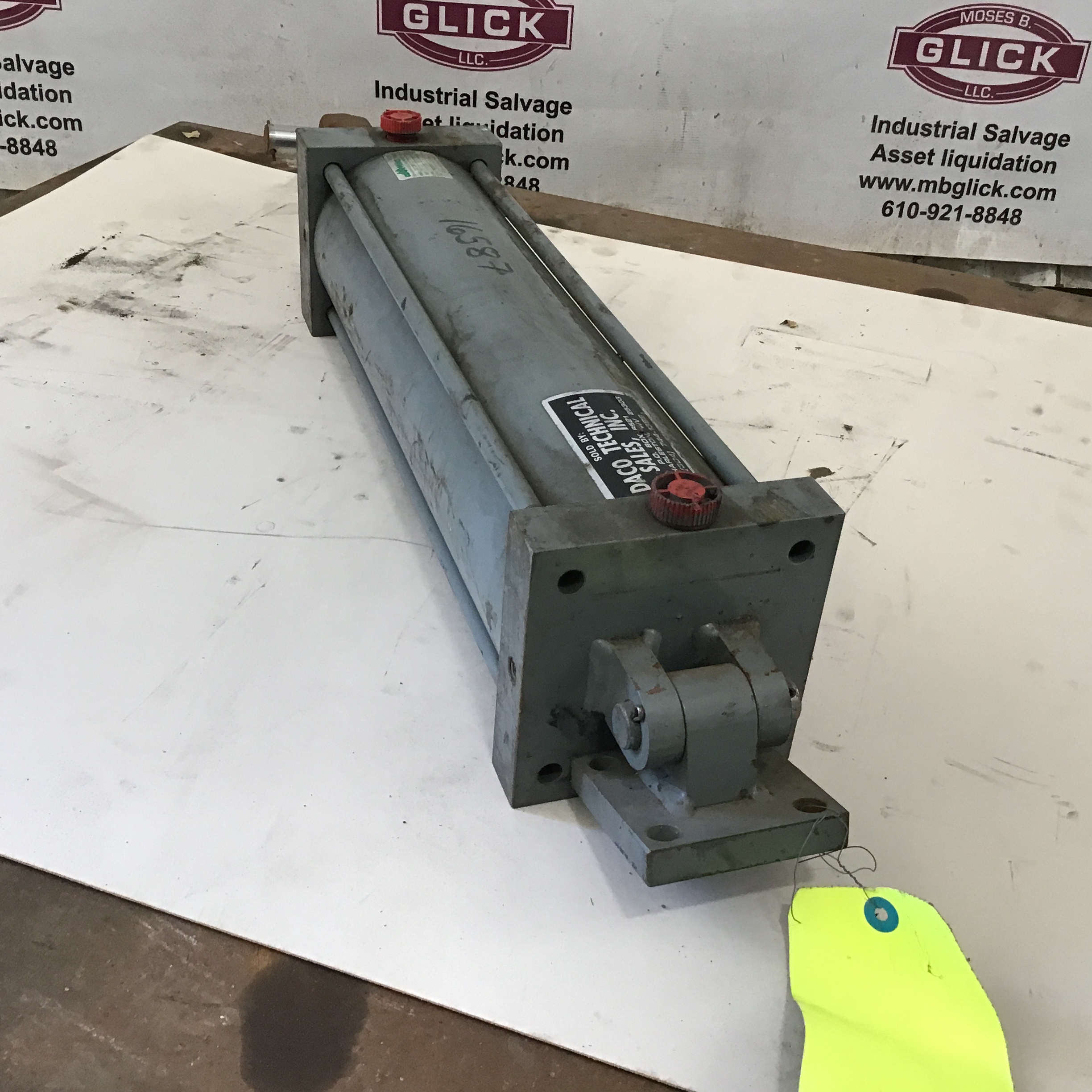 Miller A84B2B Air Pneumatic Cylinder Bore 5 Stroke 17 PSI 250 Rod Dia 1 ...