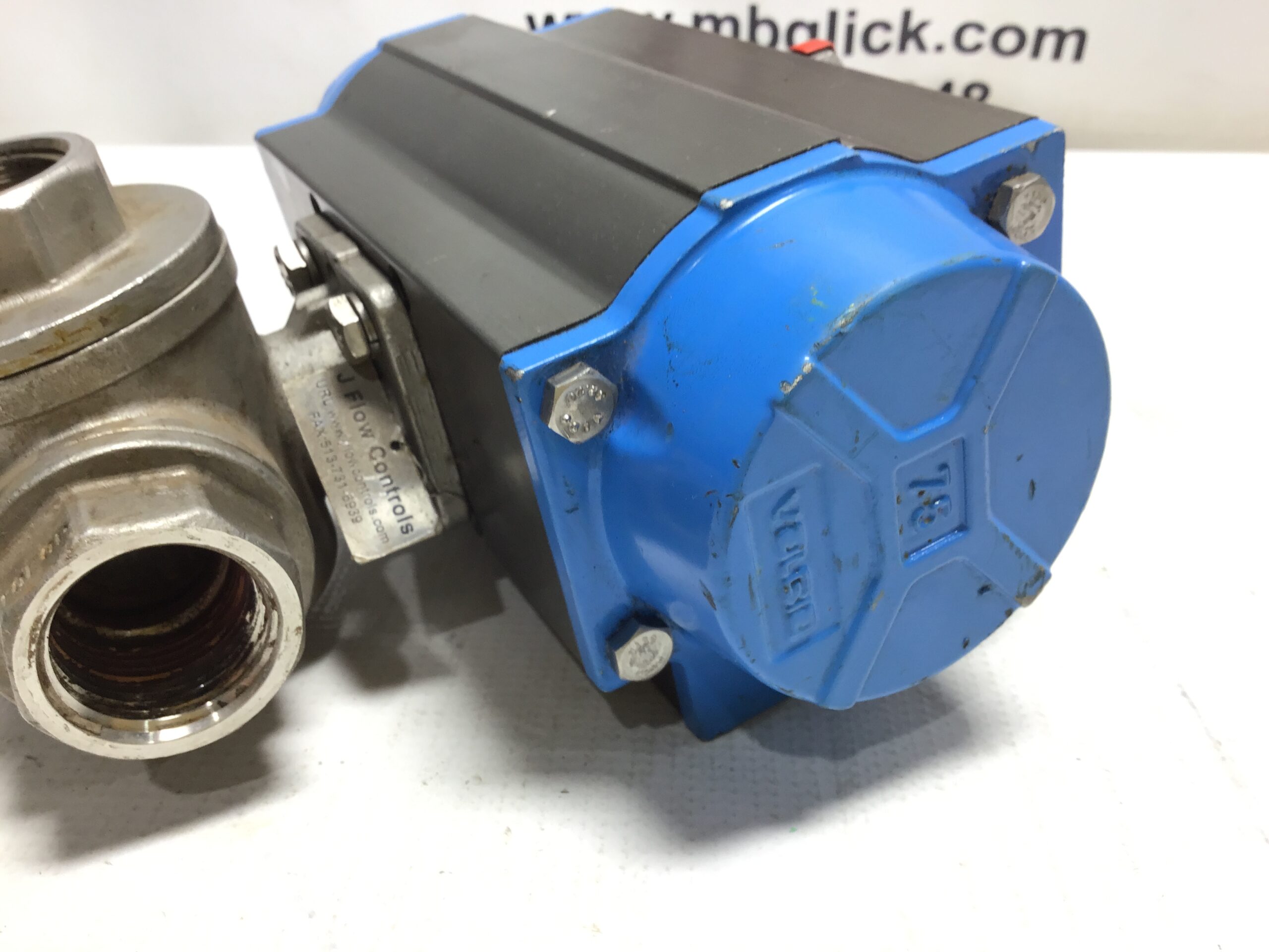 Valbia SR 75 Ball Valve With Pneumatic Actuator P.max 8 bar Set 05 ...