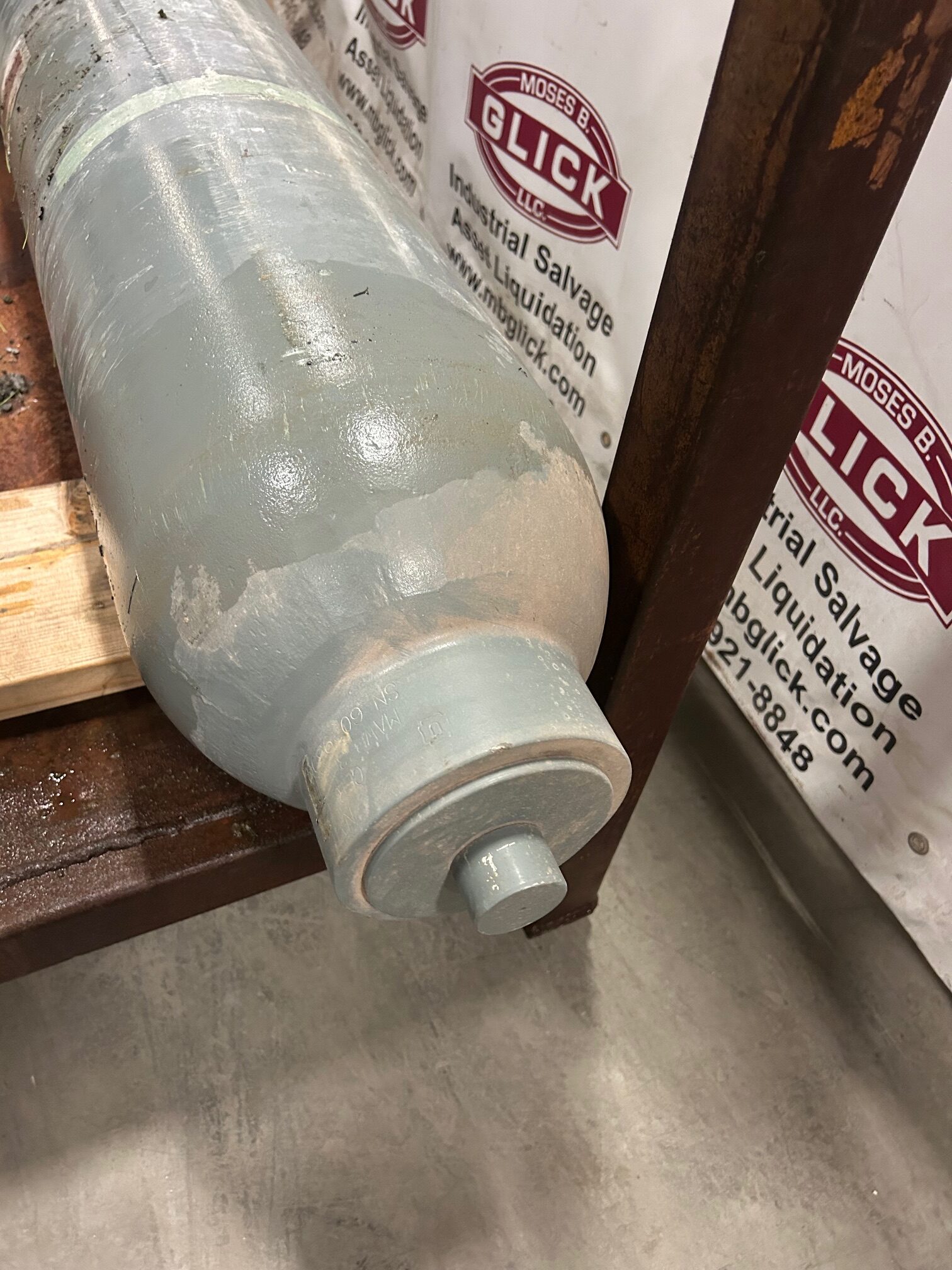 Wilkes & McLean N210-60D Dry Nitrogen Gas Bladder Hydraulic Accumulator ...