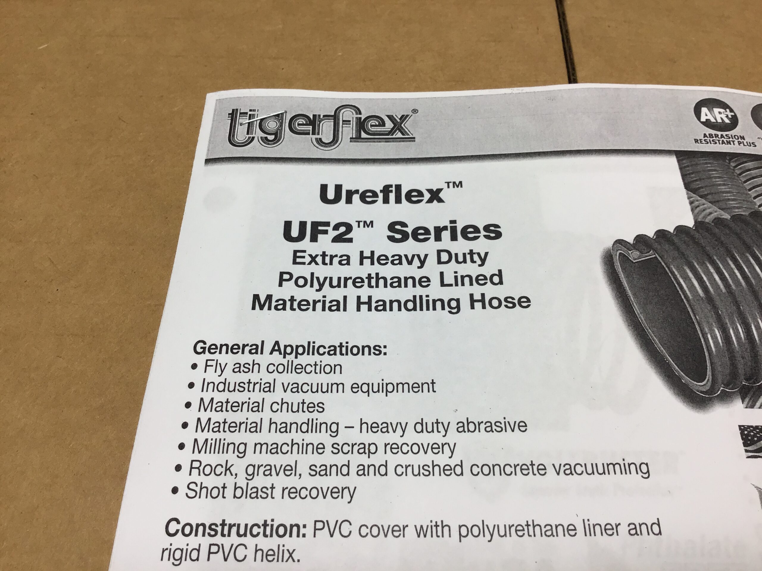 Tigerflex Ureflex UF2 Series Extra Heavy Duty Polyurethane Lined ...