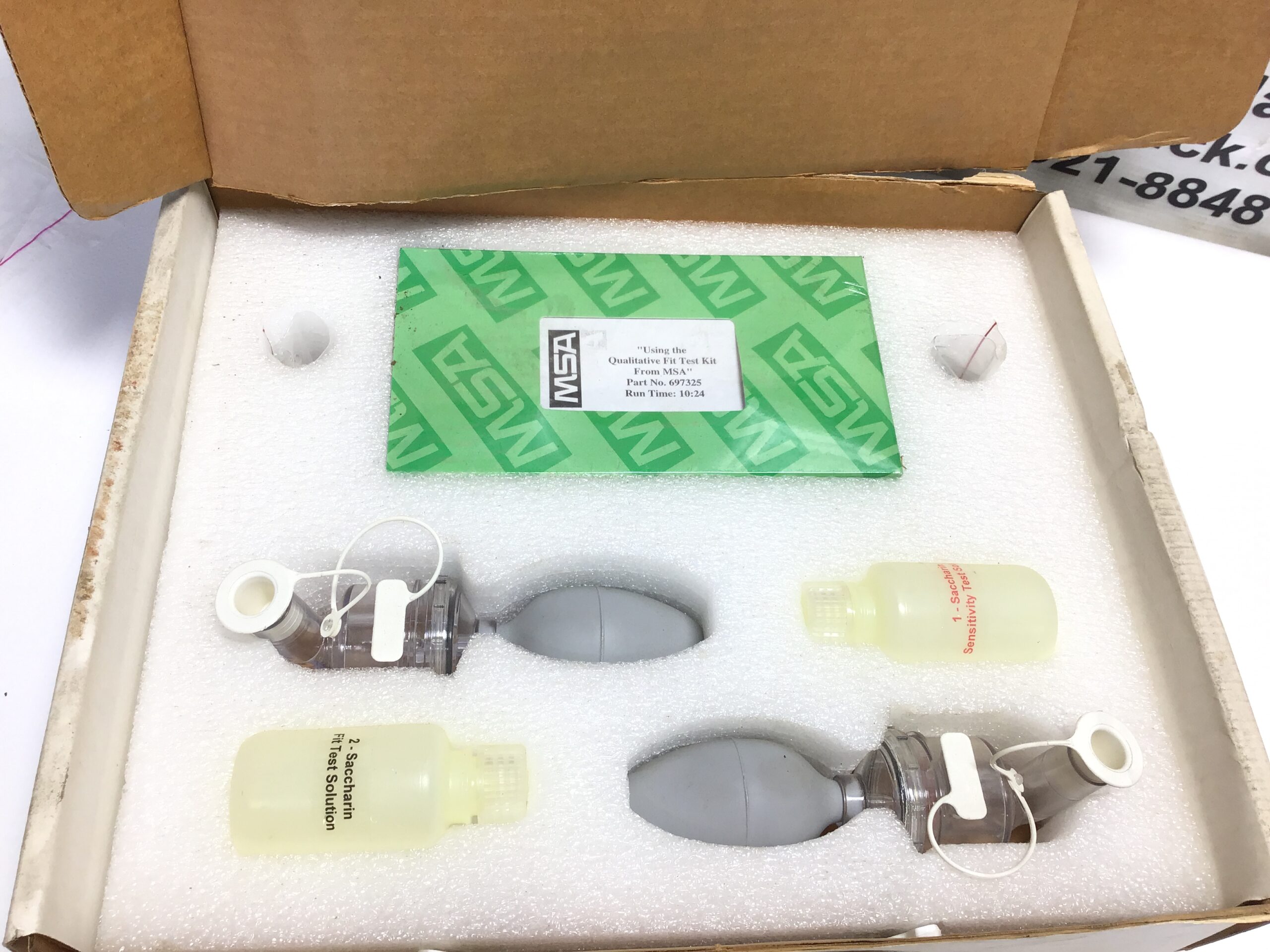 MSA 697289 – 065001 Qualitative Fit Test Apparatus Kit Run Time 10:24 ...