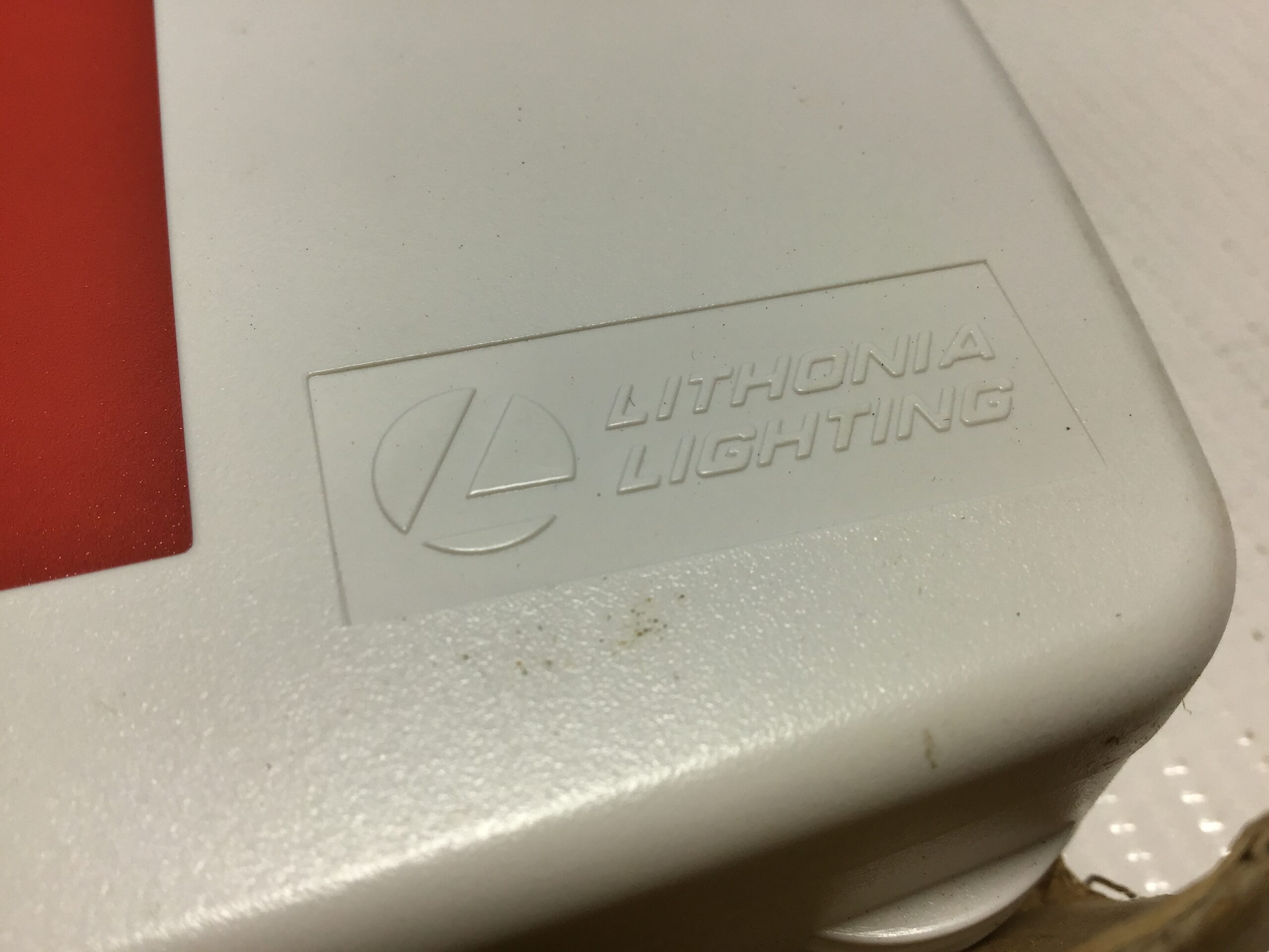 Quantum 3BA32 Lithonia Lighting Led Exit Sign With Battery 120/277V ...