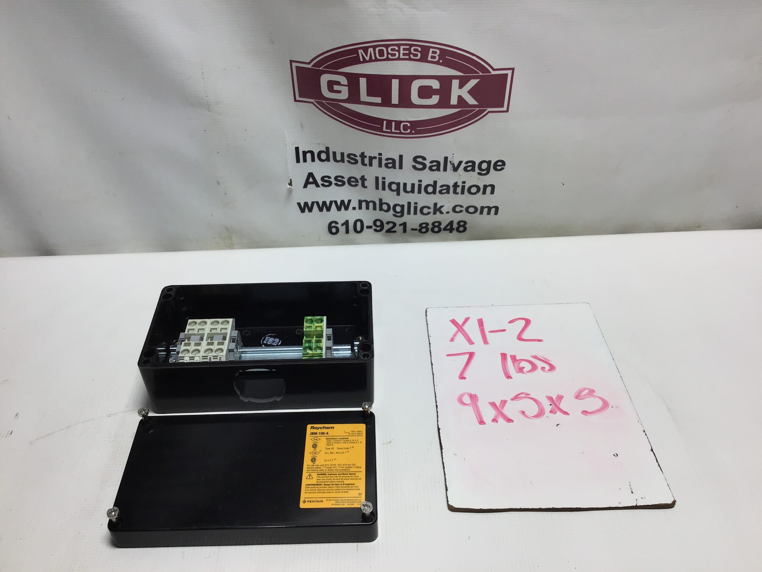 Raychem JBM-100-A Junction Box Type 4X Temp Code T – Moses B. Glick