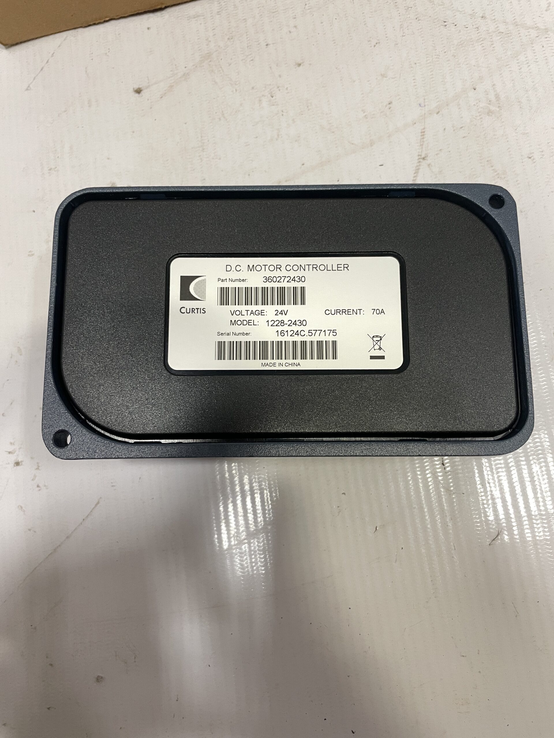 Curtis 1228-2430 DC Motor Controller 360272430 70A 24V -NIB – Moses B ...