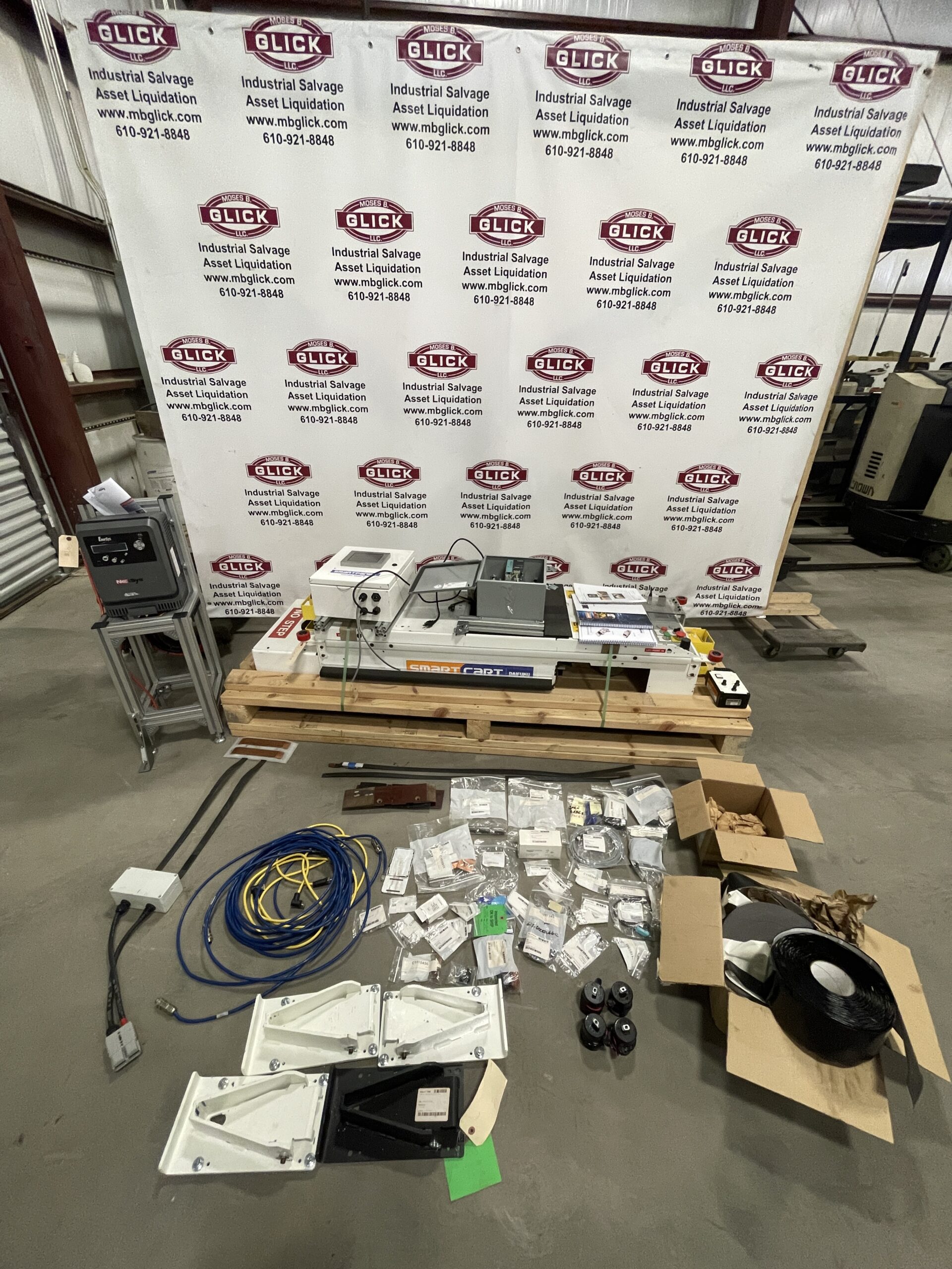 Daifuku 100TT-R SmartCart Automatic Guided AGV Tugger, Spare Parts, and ...