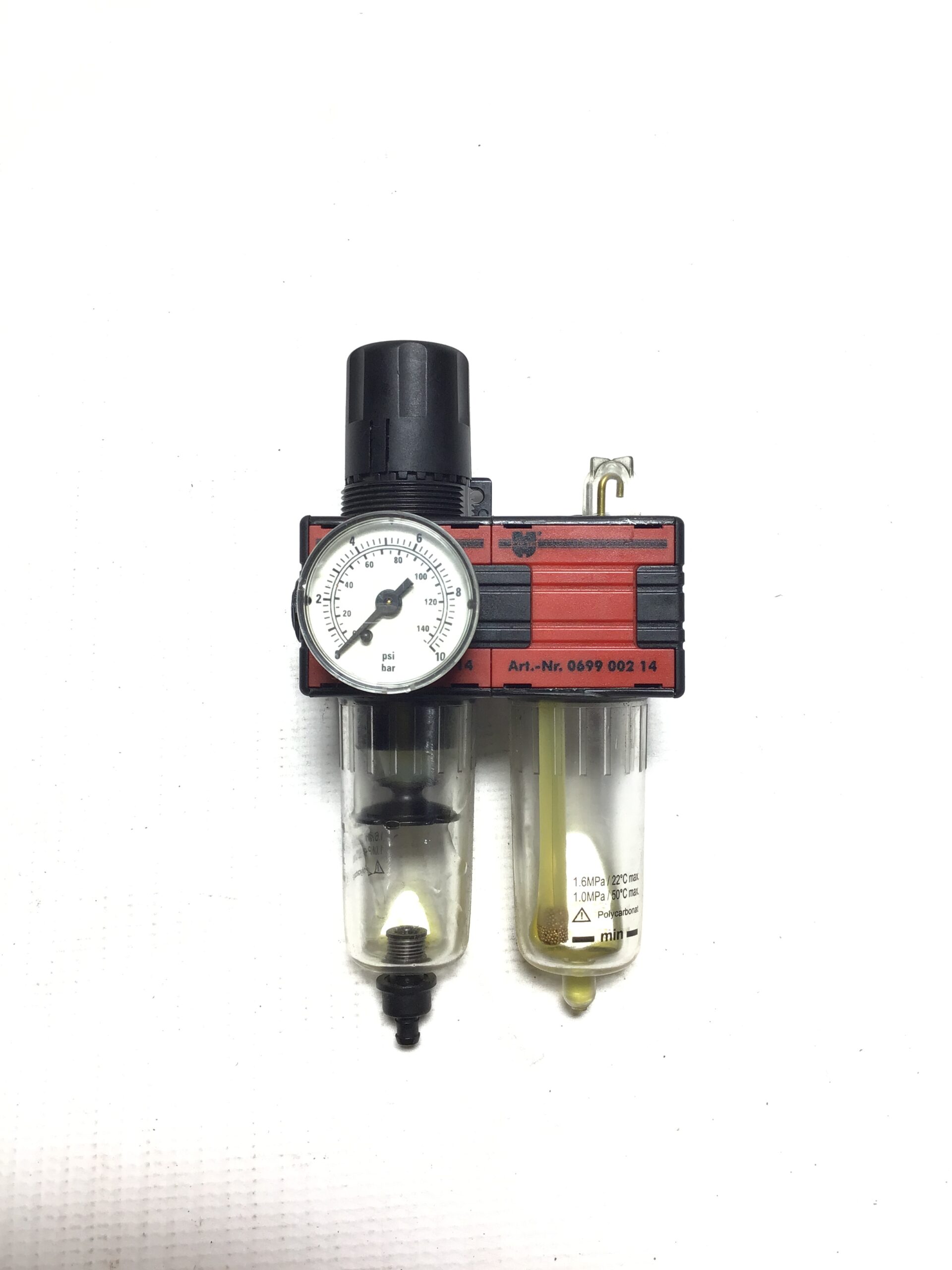 Würth 0699 002 14 Compressed Air Filter Regulator 0-140PSI 0-10Bar – Moses B. Glick