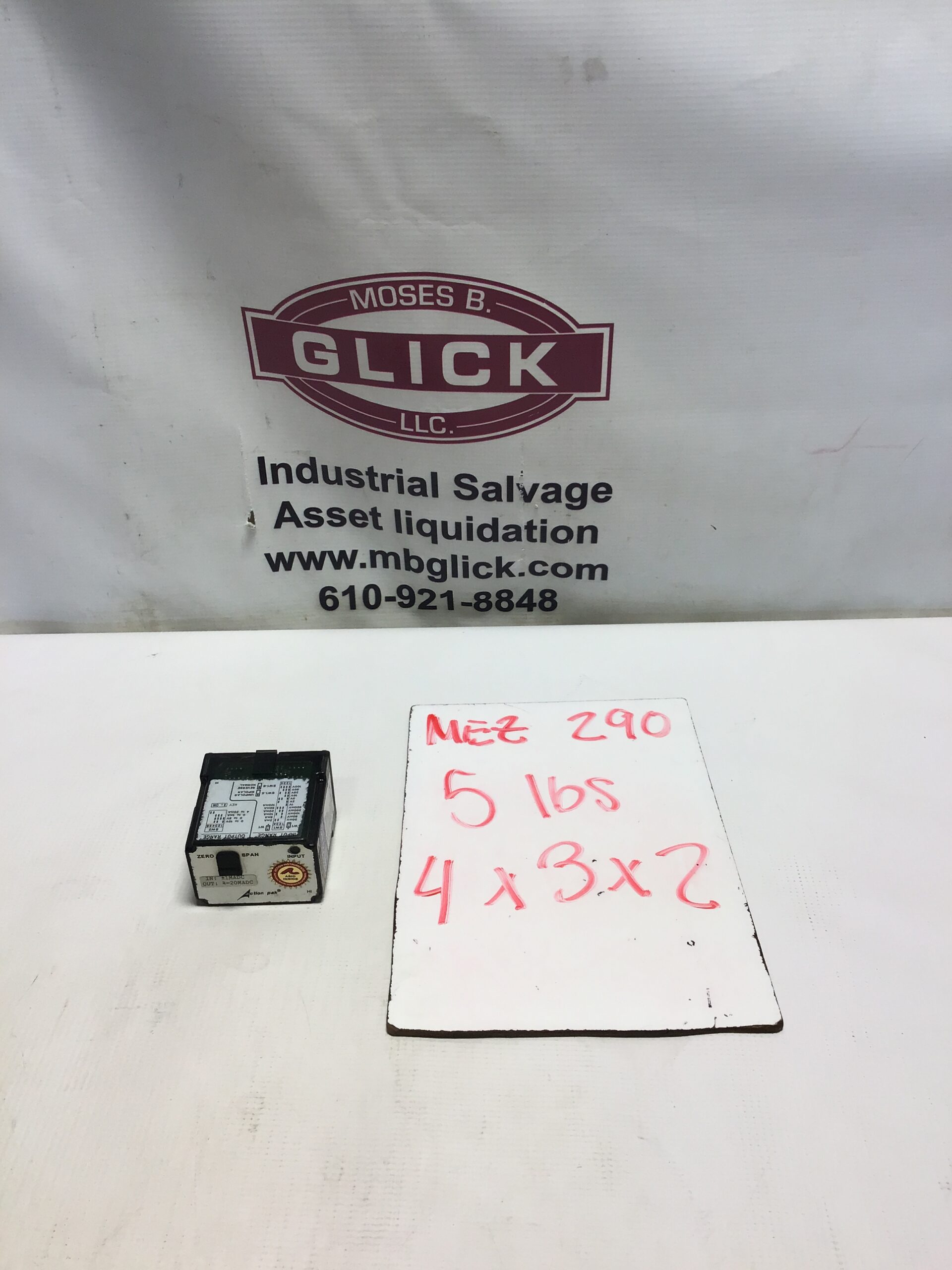 Action Pak 4380-2000 Module Relay 120/240VAC 50/60Hz 5W Max 8 PIN NIB ...