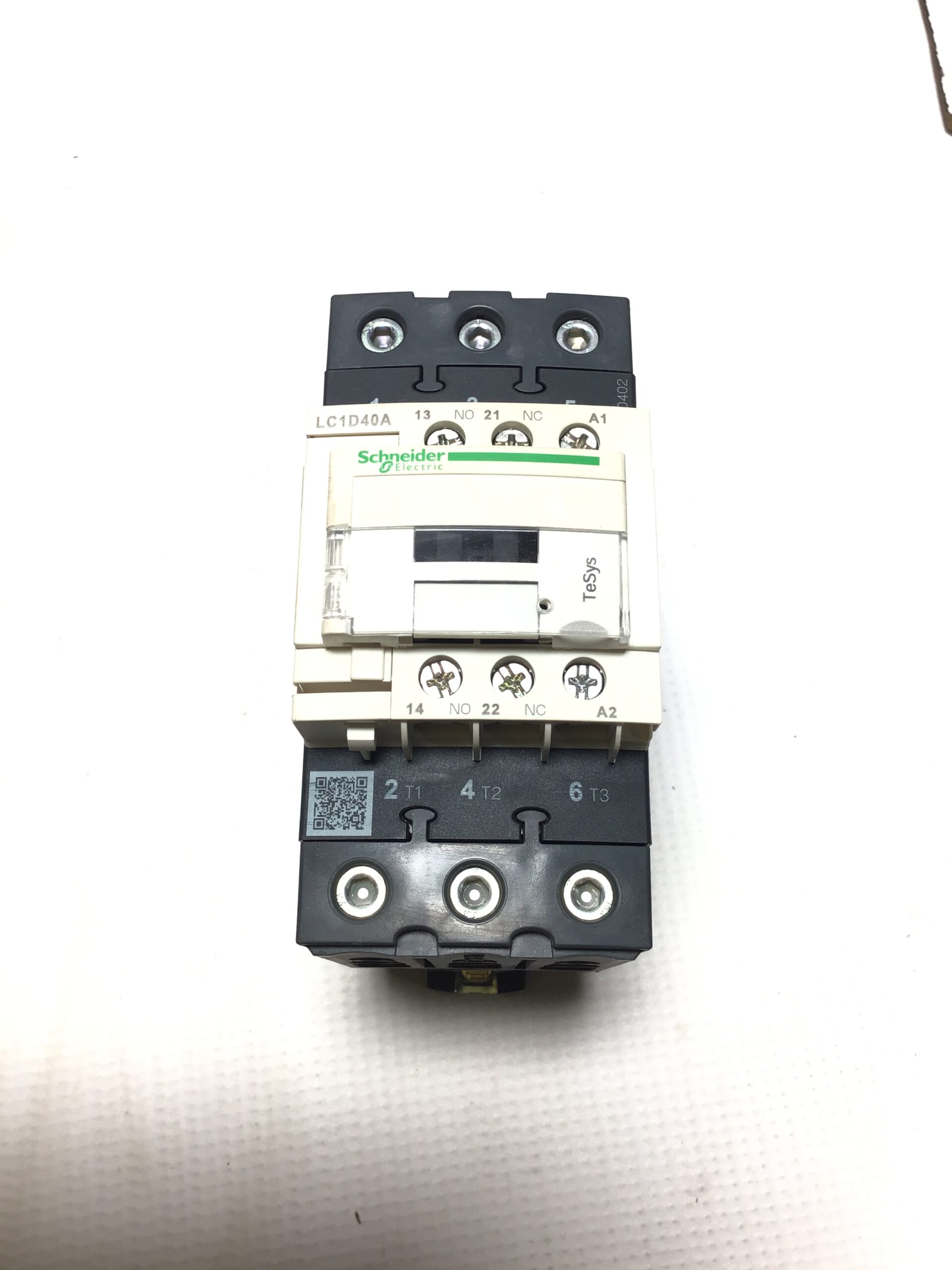 Schneider Electric LC1D40A Power Contactor 3 Pole 600VAC Max 50/60Hz ...