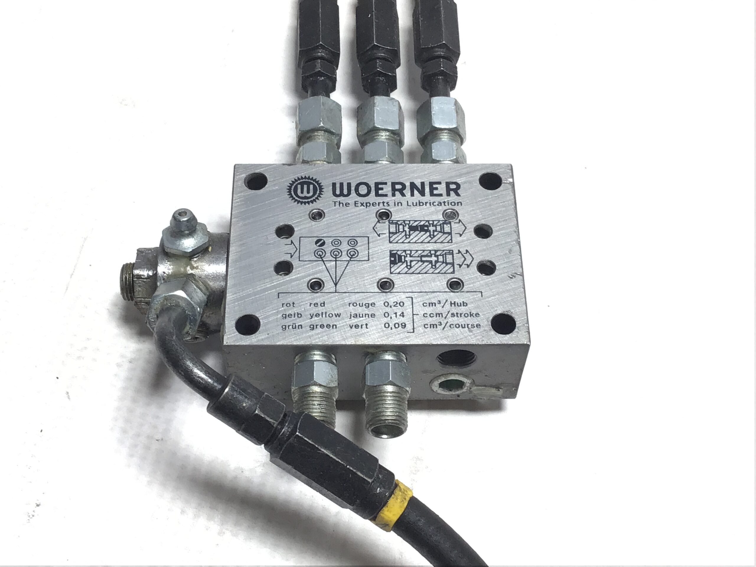 WOERNER VPB-B Hydraulic Valve Manifold Progressive Lubrication ...
