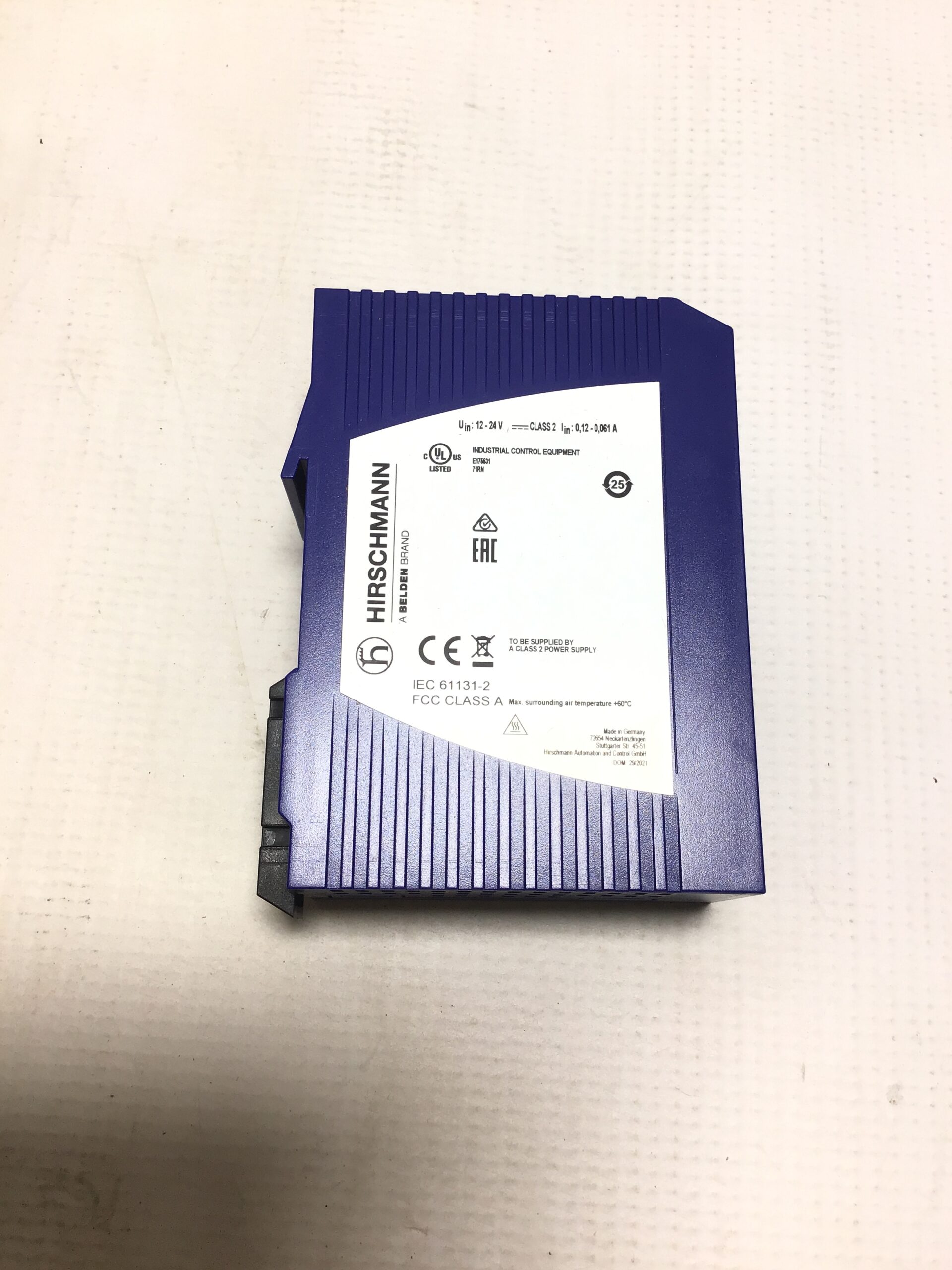 Hirschmann SSL20-8TX Industrial Ethernet Adapter Switch 8 Port 24VDC ...