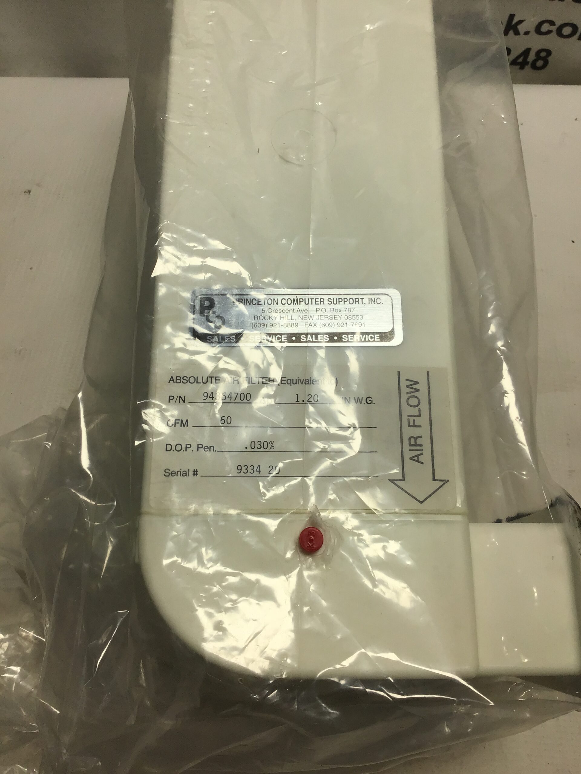 Princeton 94364700 Filter Cartridge 60CFM 6 WD X 4-1/4″ THK 16-1/2 ...