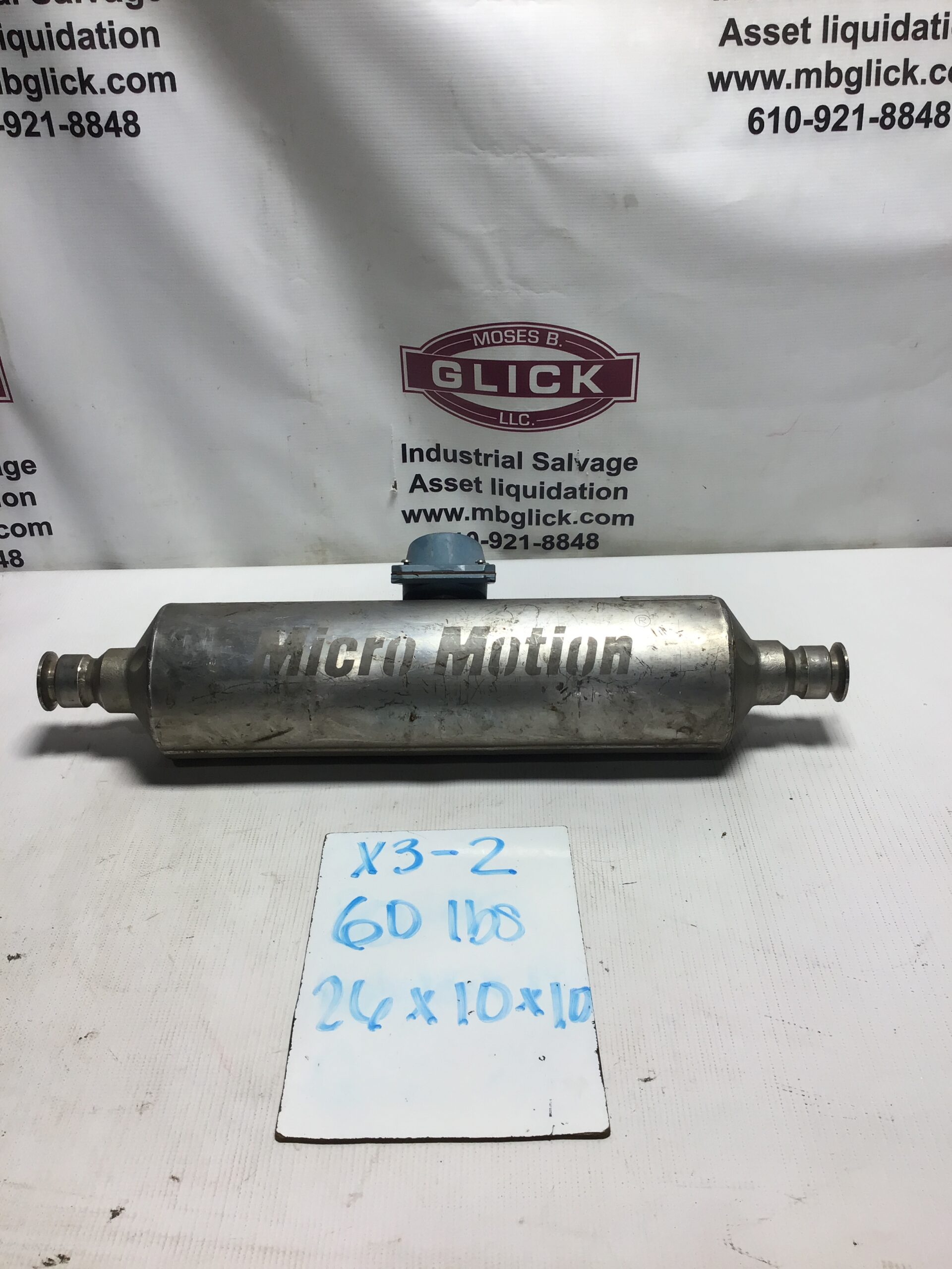 Micro Motion T100TR623S1U Mass Flow Sensor 15 Volts 500 mA – Moses B. Glick