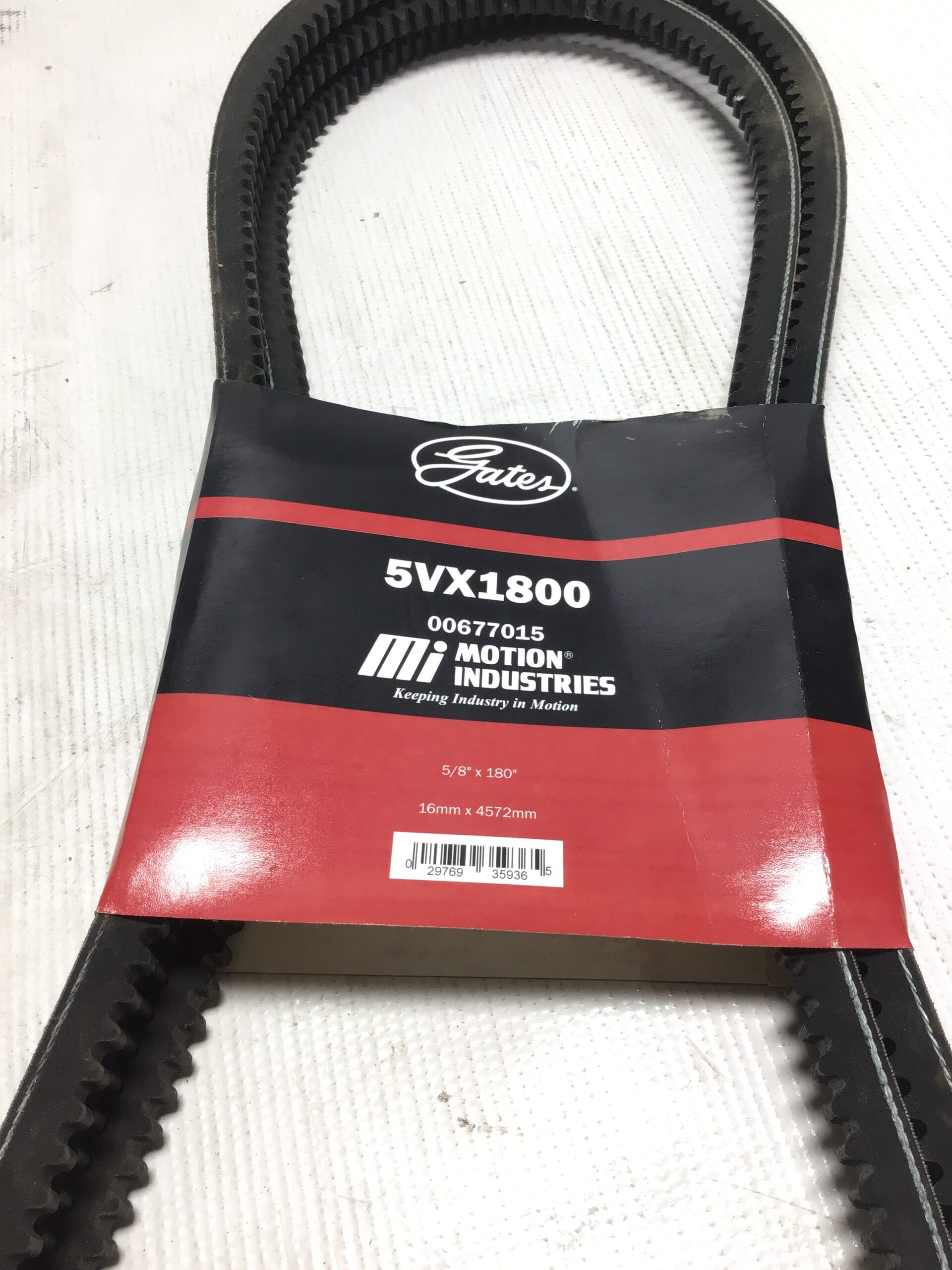 Gates 5VX1800 Super HC PowerBand Vextra Belt 5/8″ x 180″in – Moses B. Glick