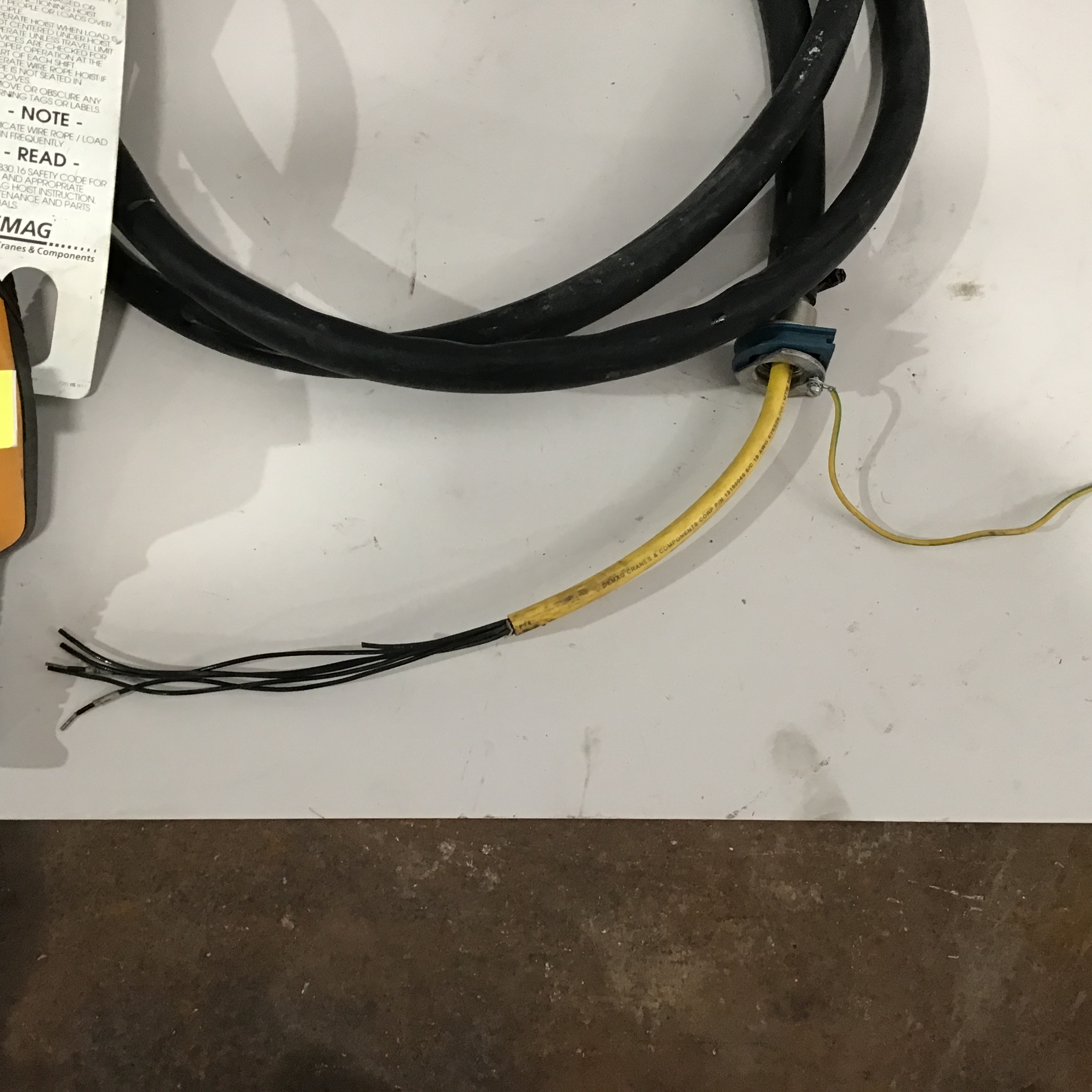 Demag DSK3 S01 Chain Hoist Control Switch 9Ft Lead IP55 A300 CSA ENC4 ...