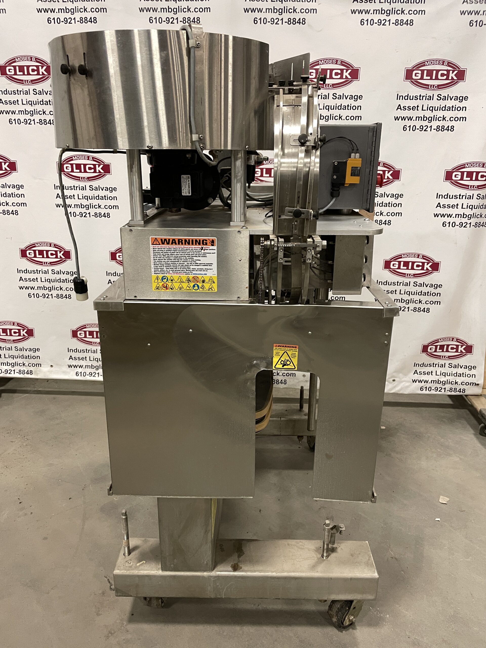 KAPS-ALL C-8 Bottle Capper/Capping Machine 2-1/2” w x 3/4” h Max Cap ...