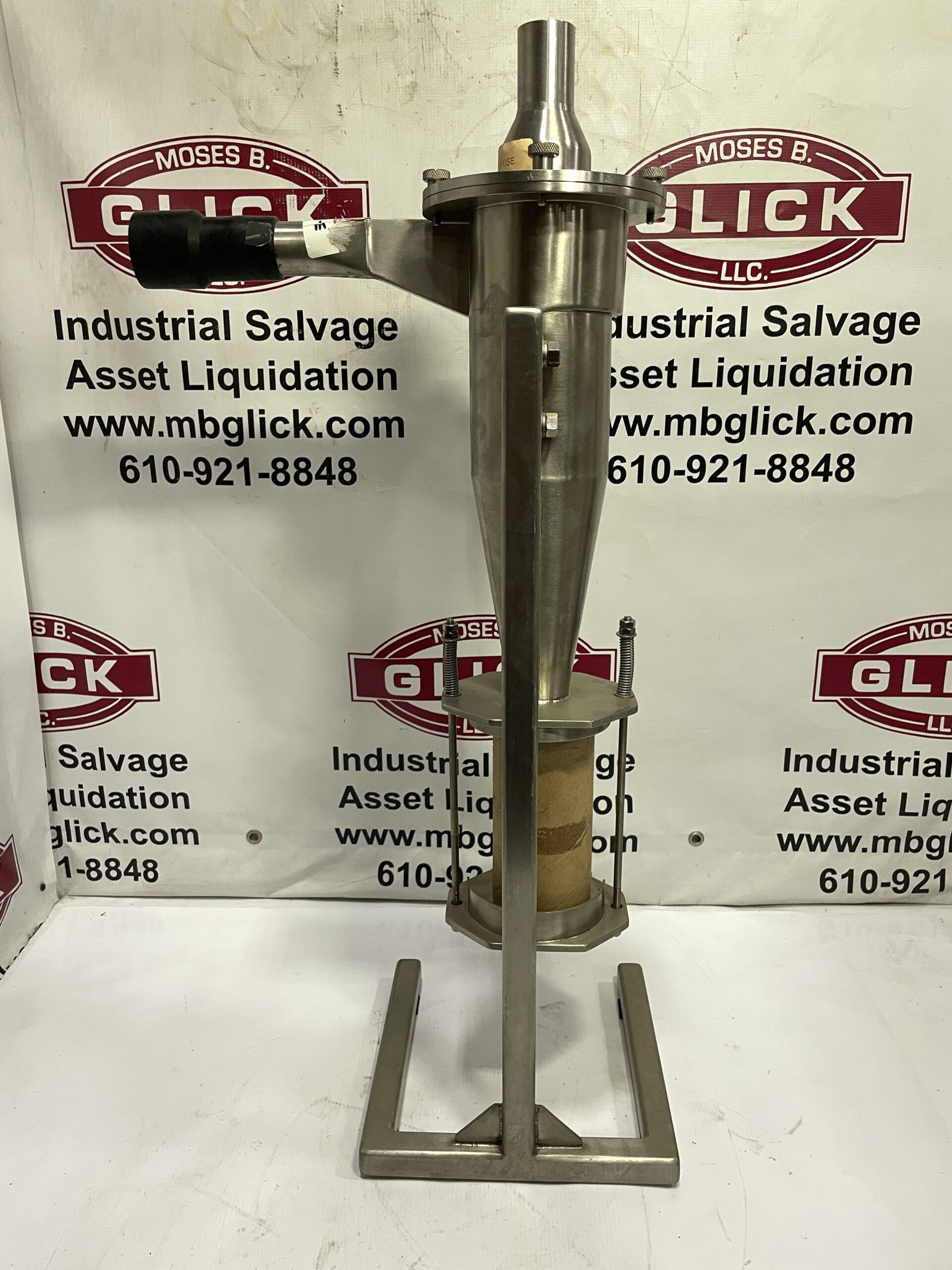 Stainless Steel Laboratory Cyclone Separator, 1/2” OD x 1-3/8” ID ports ...