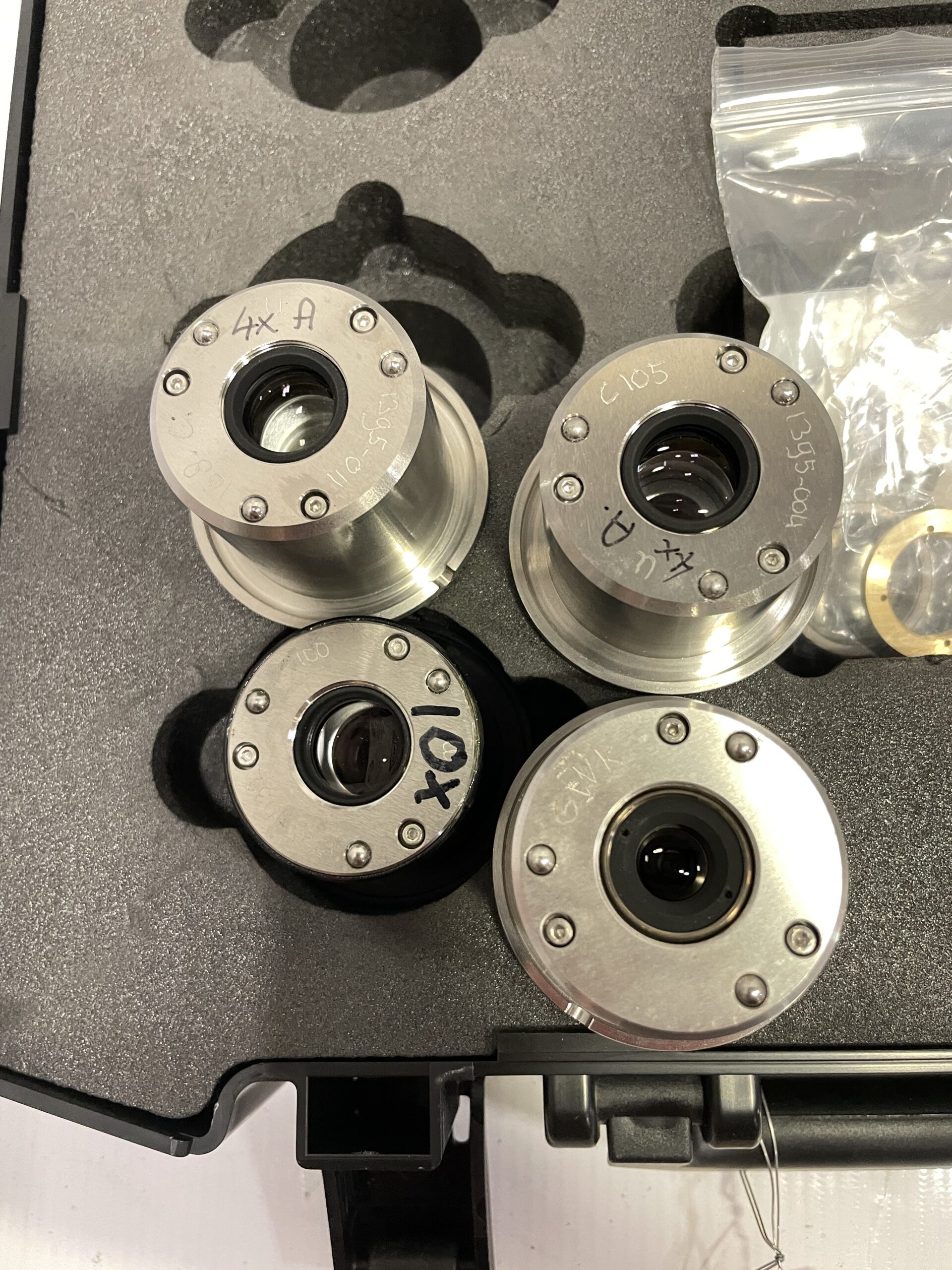 PerkinElmer Phenix Opera Microscope Various Sized Objective Lenses – Moses B. Glick