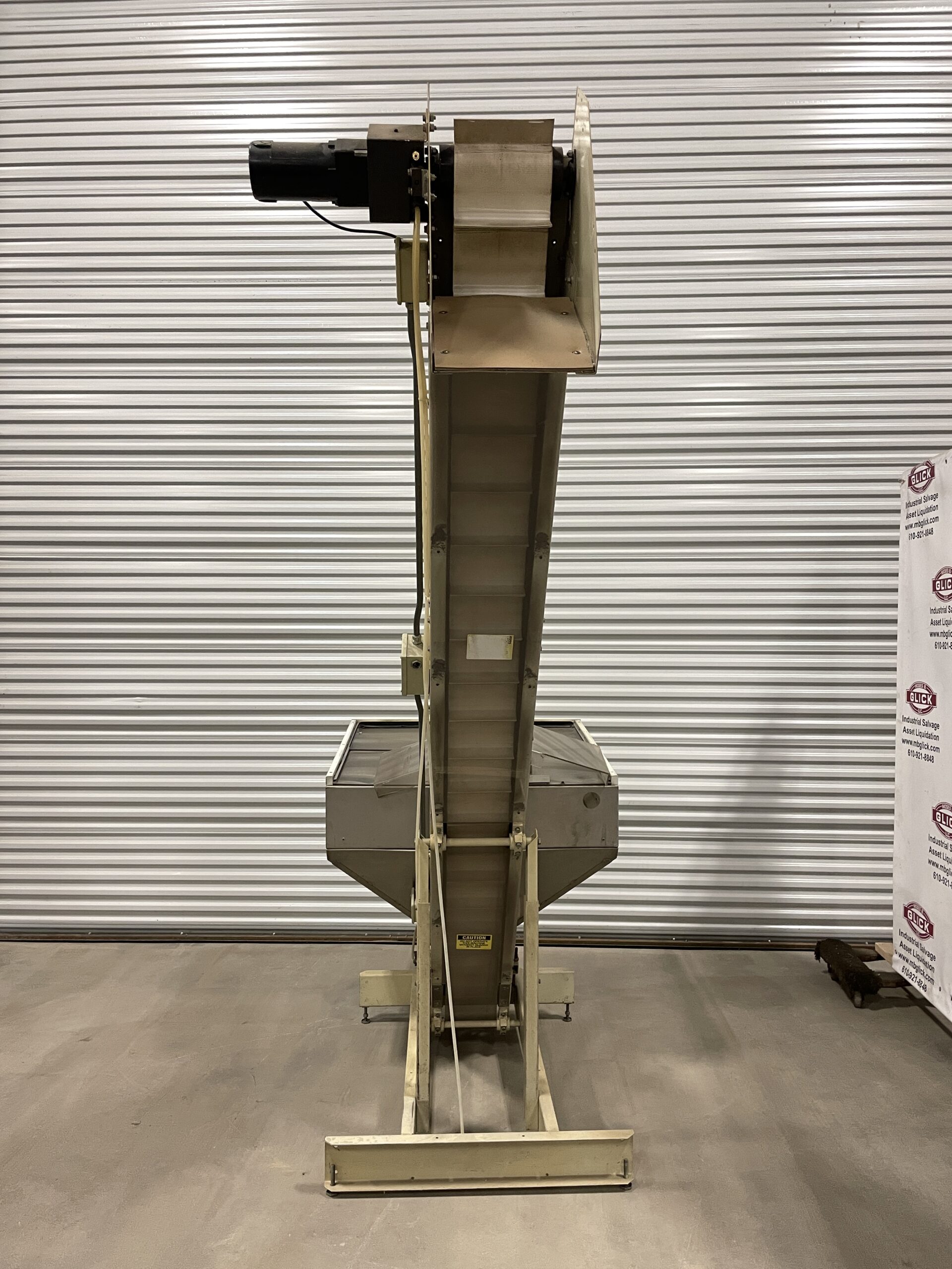 Hoppmann EP-08 Elevating Prefeeder/Unscrambler/Incline Conveyor 9.5ft ...