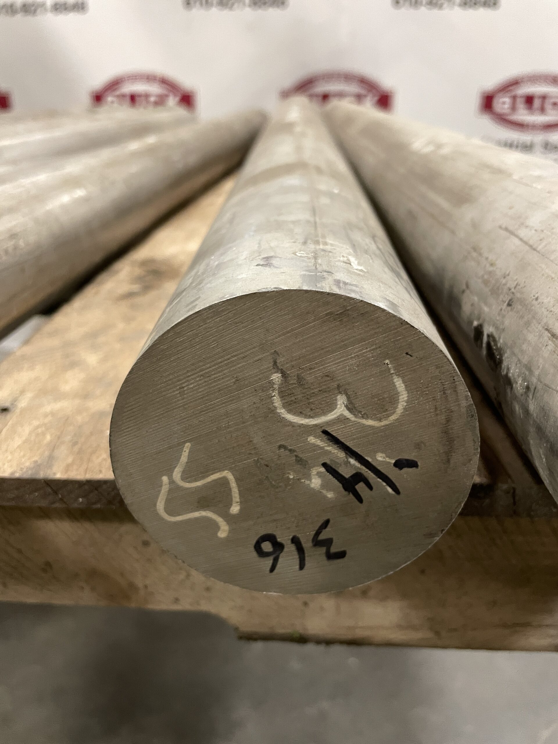 316 Stainless Steel Round Bar/Rod Stock 3-1/4” x 12” (+/-) – Moses B. Glick