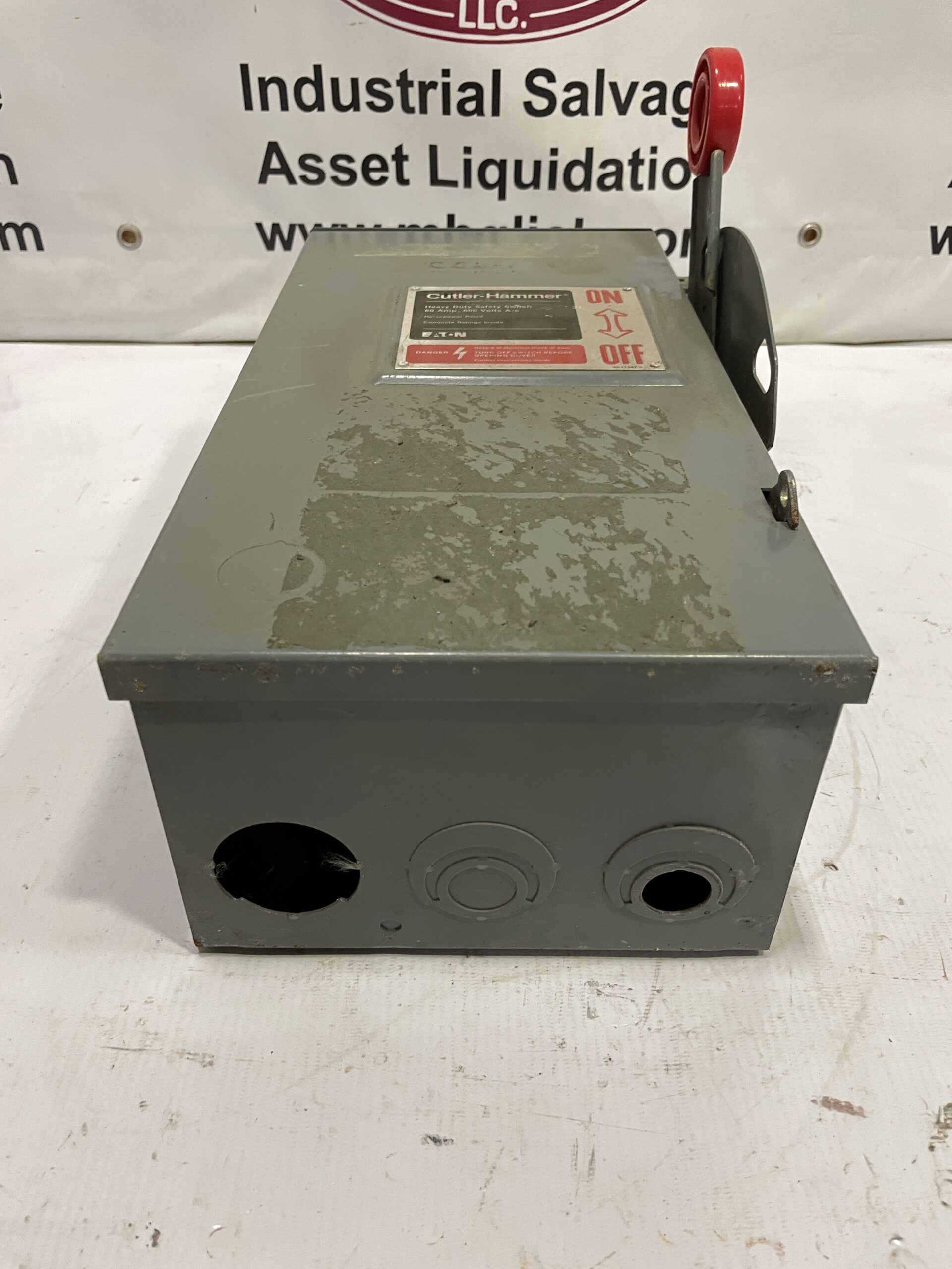 Eaton Cutler-Hammer DH362URK 60A 3 Pole Non-Fusible Safety Disconnect ...
